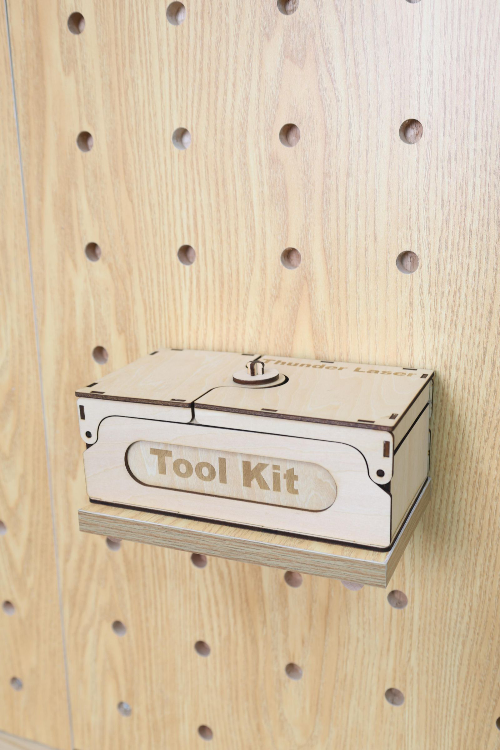 How to Make a Laser-Cut Flip-Lid Tool Box | DIY Wooden Storage Box ...
