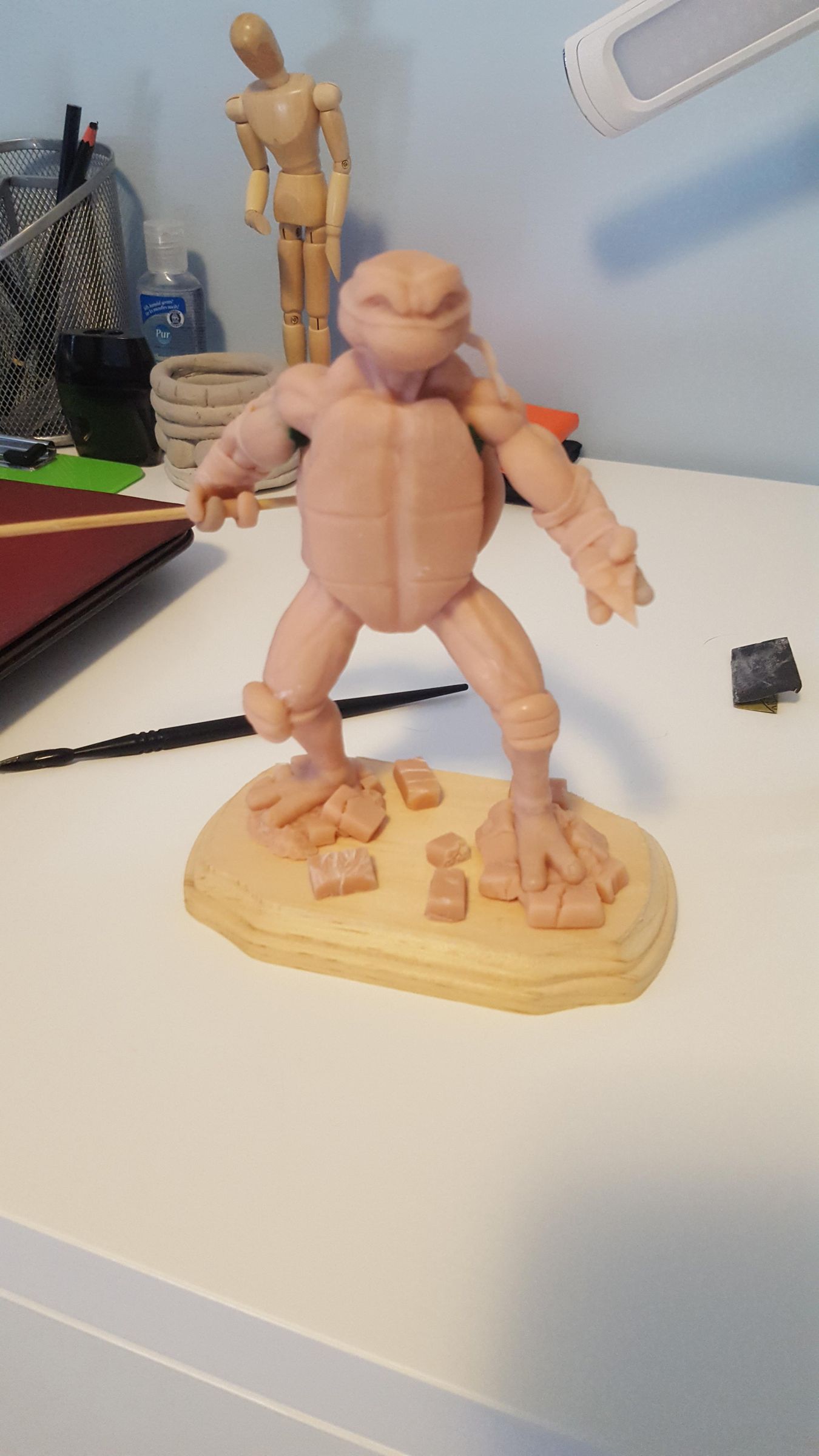 How to Make a Figurine Using Clay (Ninja Turtle) : 9 Steps (with Pictures) - Instructables