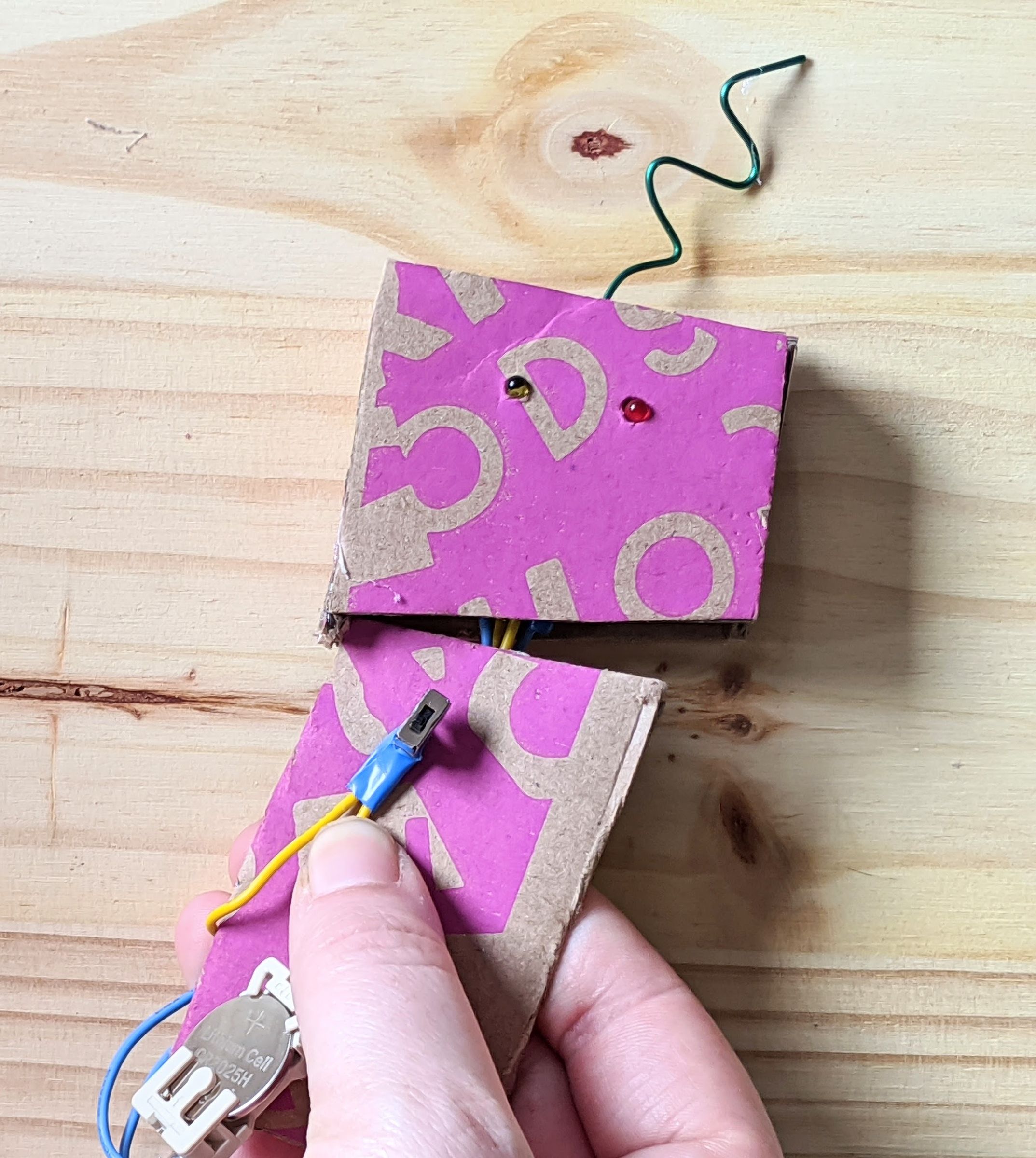 Cardboard Robot With Soldered Circuit : 12 Steps - Instructables