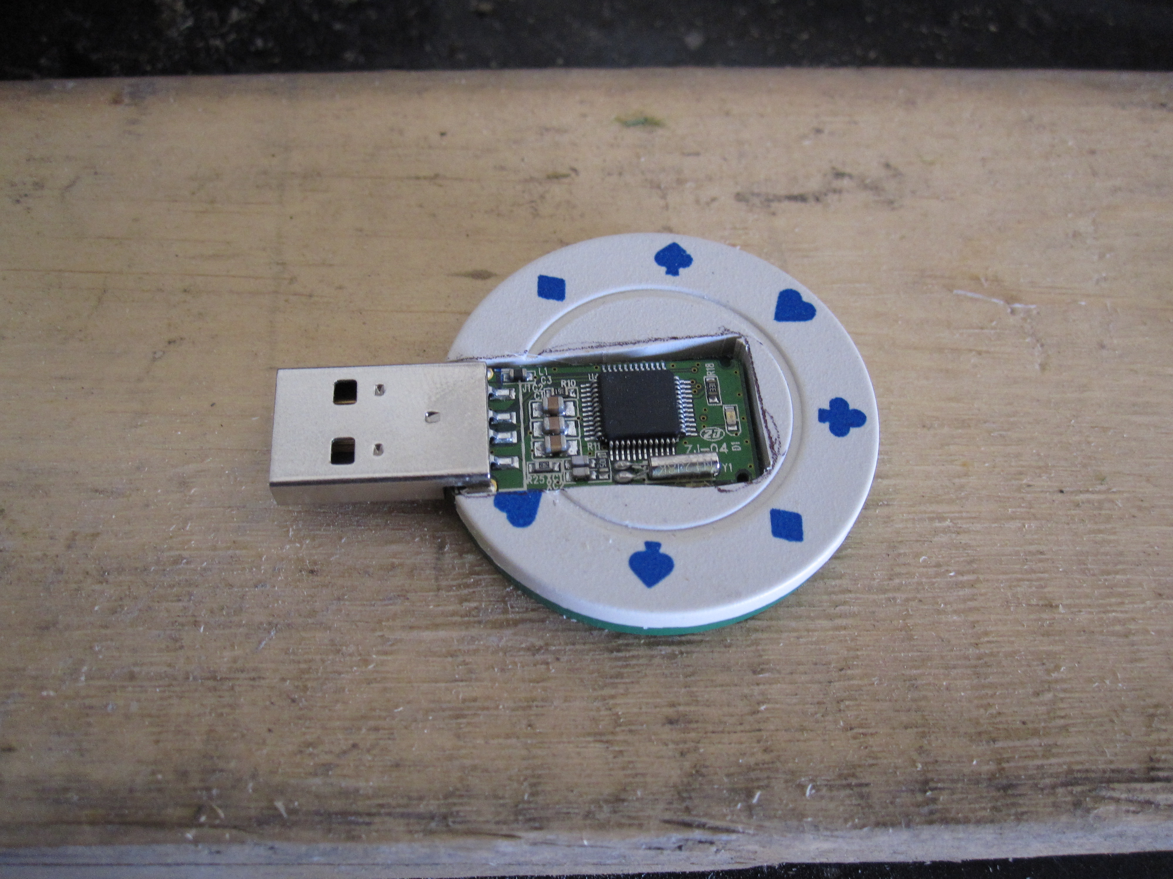 Poker Chip Flash Drive : 4 Steps - Instructables