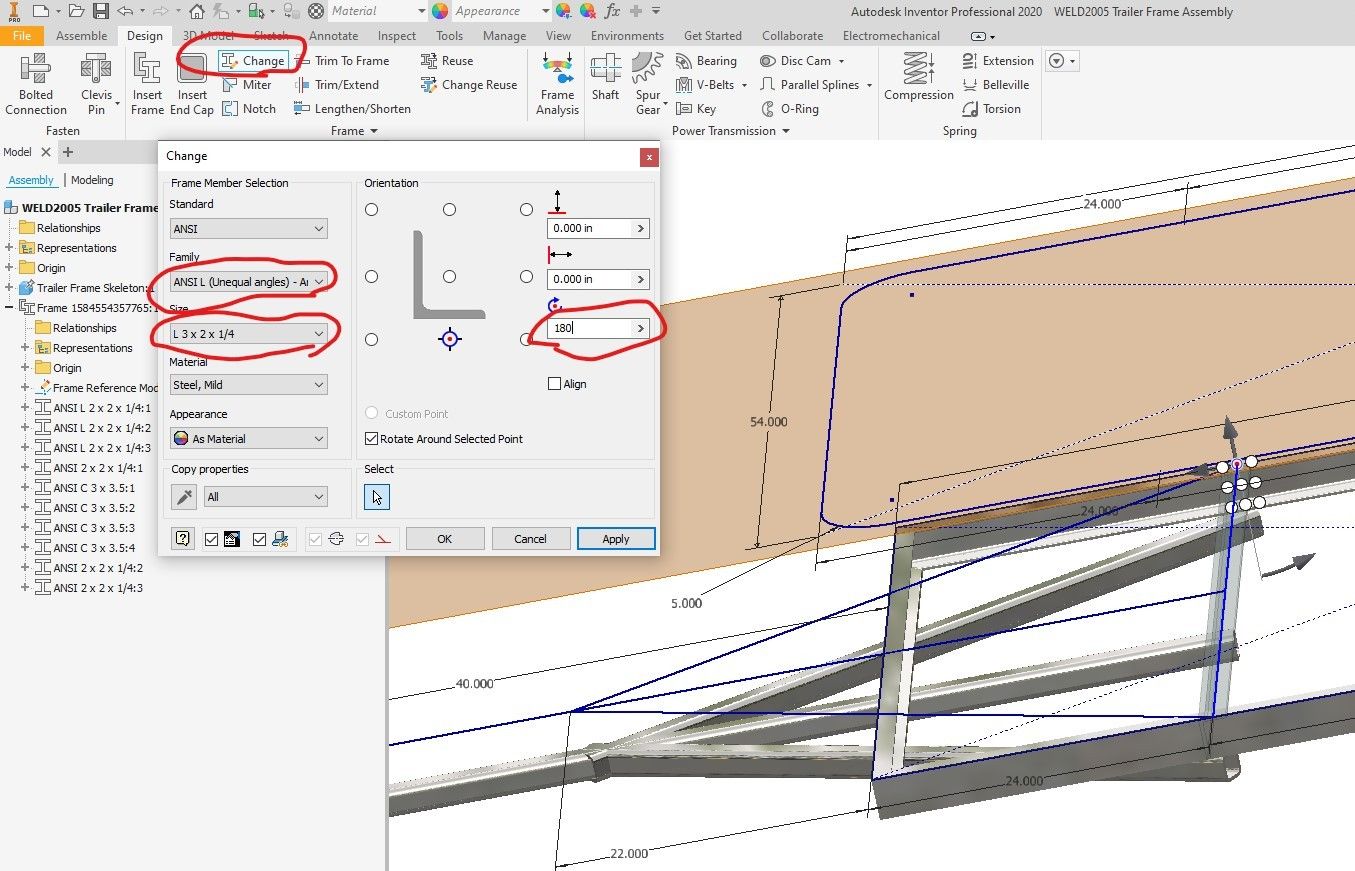 Overview: Autodesk Inventor Frame Generator Trailer : 29 Steps ...