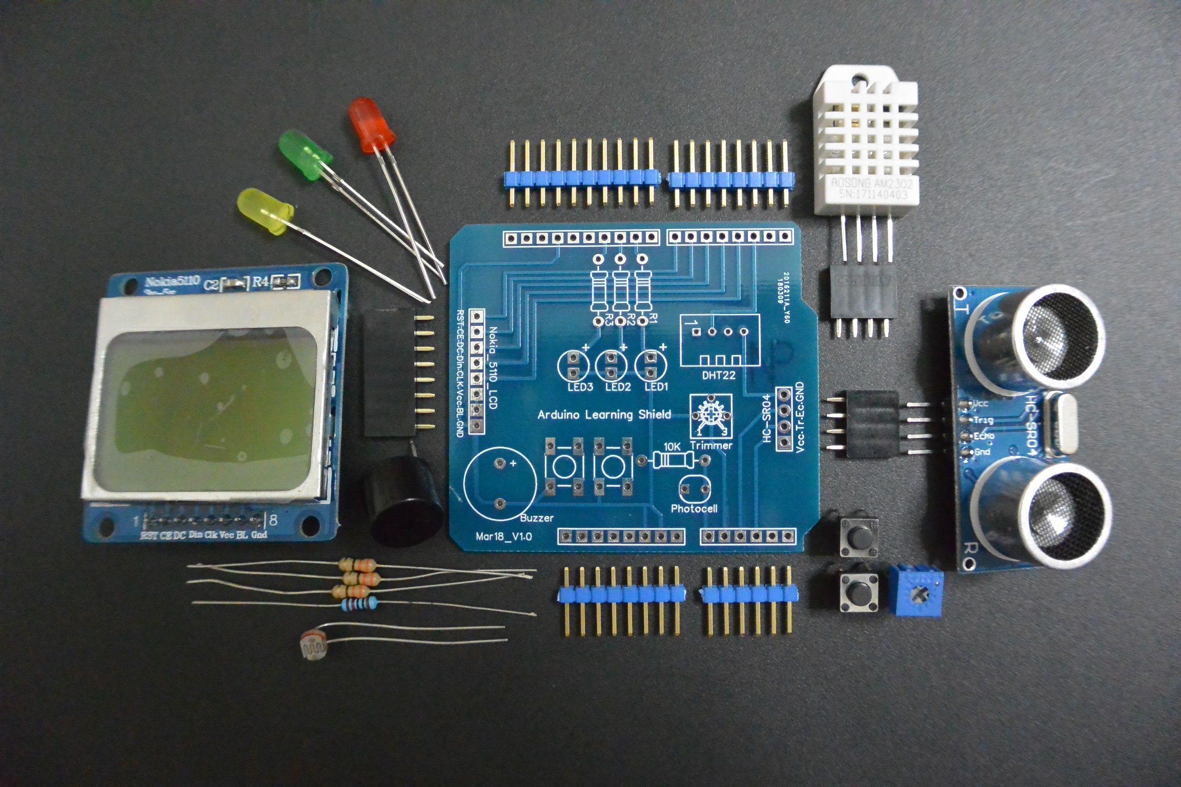 Arduino UNO Learning Shield by Ardumotive : 8 Steps - Instructables