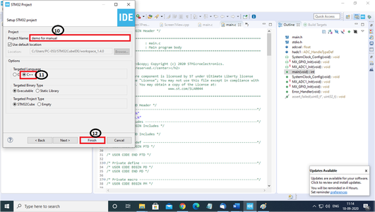 Getting Started With STM32f767zi Cube IDE and Upload You Custom Sketch ... Getting Started With STM32f767zi Cube IDE and Upload You Custom Sketch ...