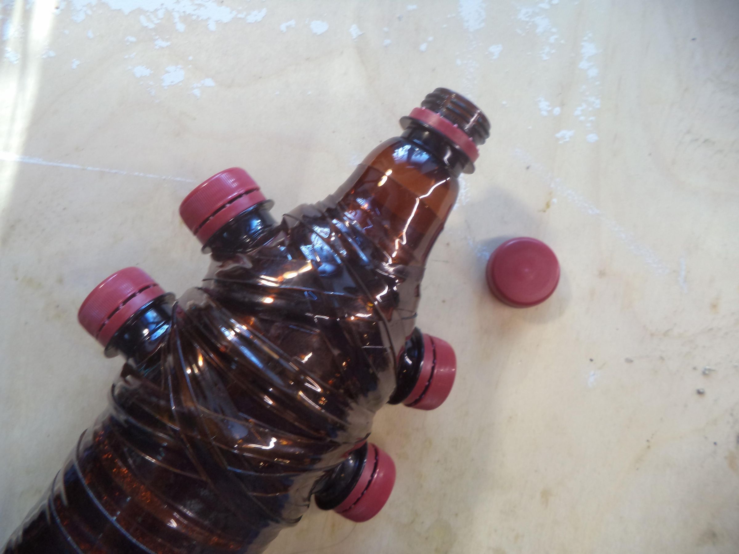 Sturdy Flask From Plastic Bottles : 17 Steps (with Pictures ...
