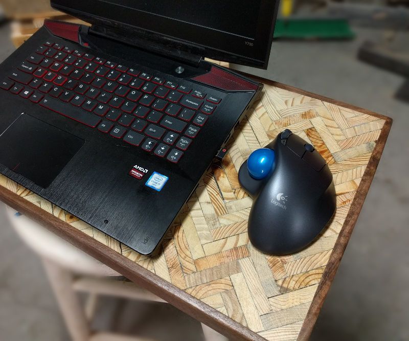 Upcycled Herringbone Laptop Desk - Instructables
