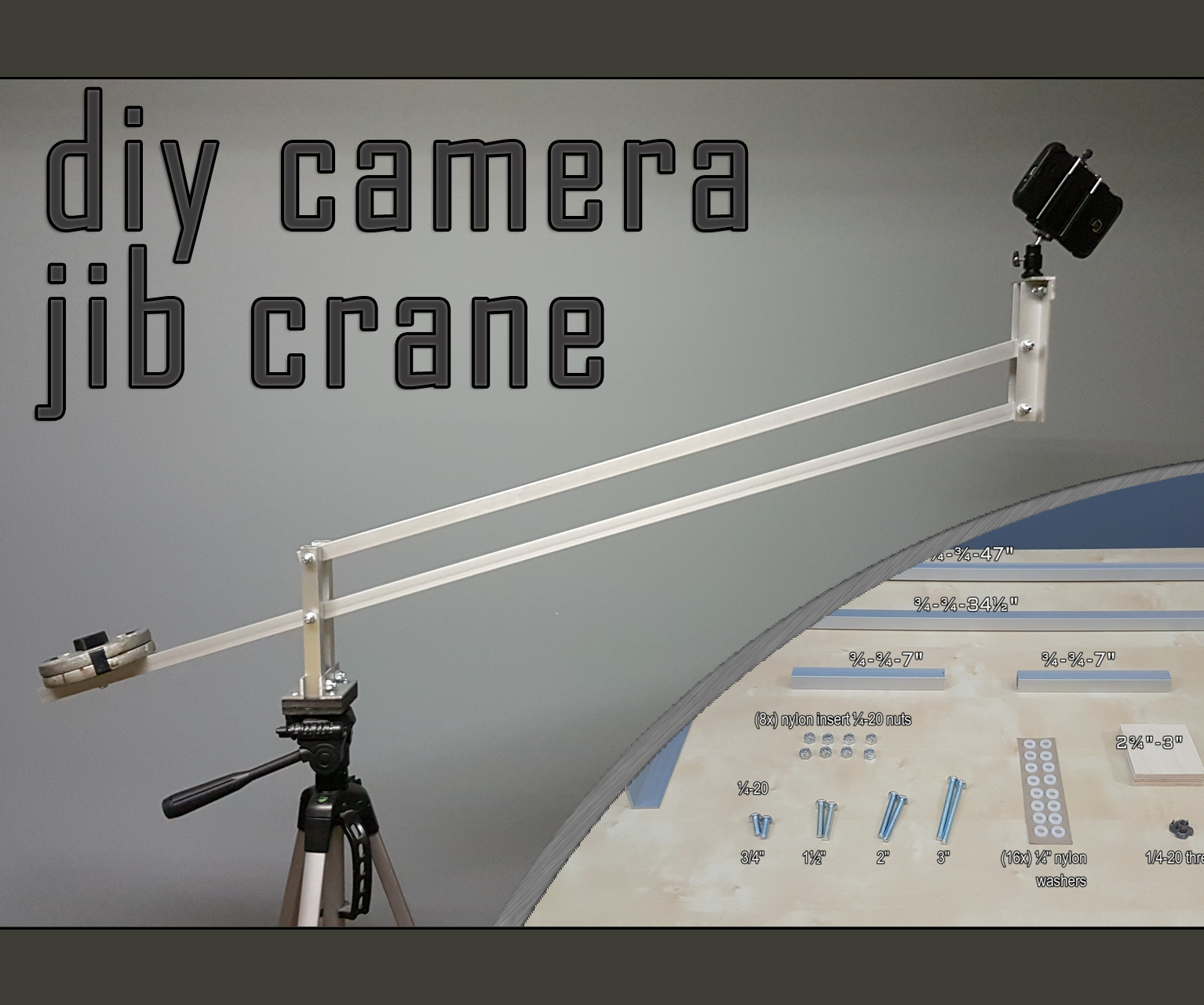 Easy DIY Camera Crane Jib : 5 Steps (with Pictures) - Instructables