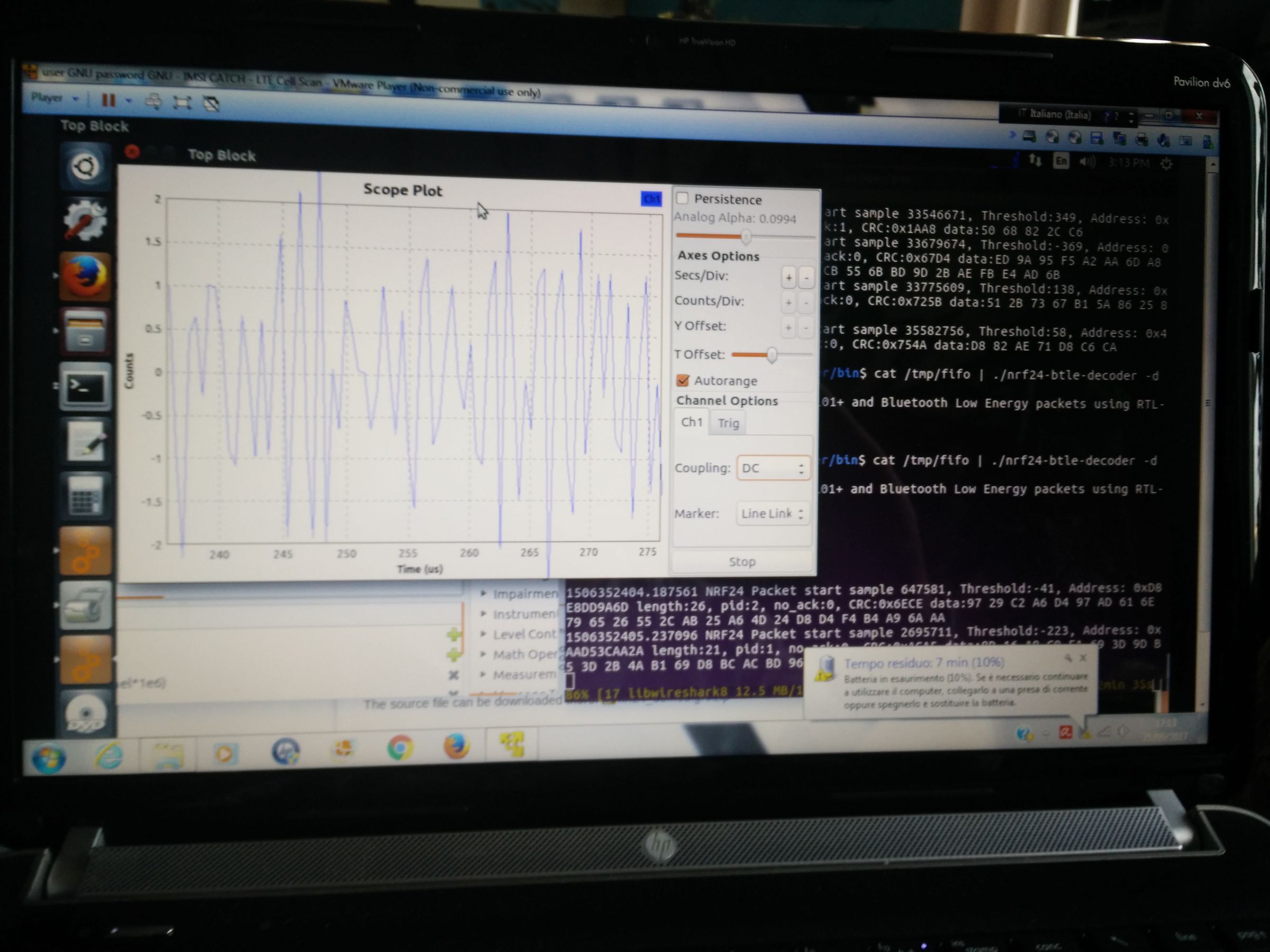 SMART INSTALL NRF24-BTLE-Decoder ON WINDOWS WORKSTATION AND VMWARE WITH HackRF : 3 Steps ...