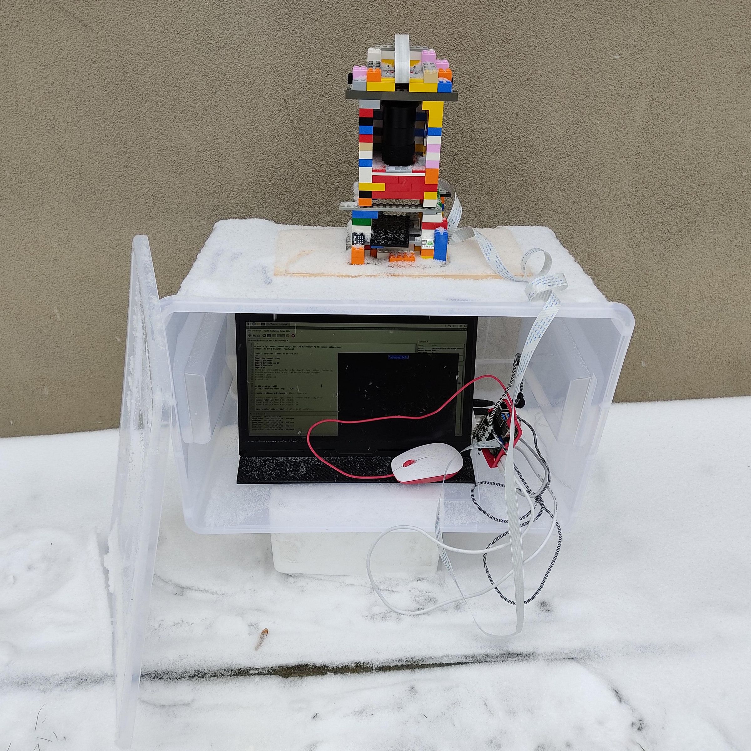 Snow Flake Microscopy With a Raspberry Pi Microscope - Instructables