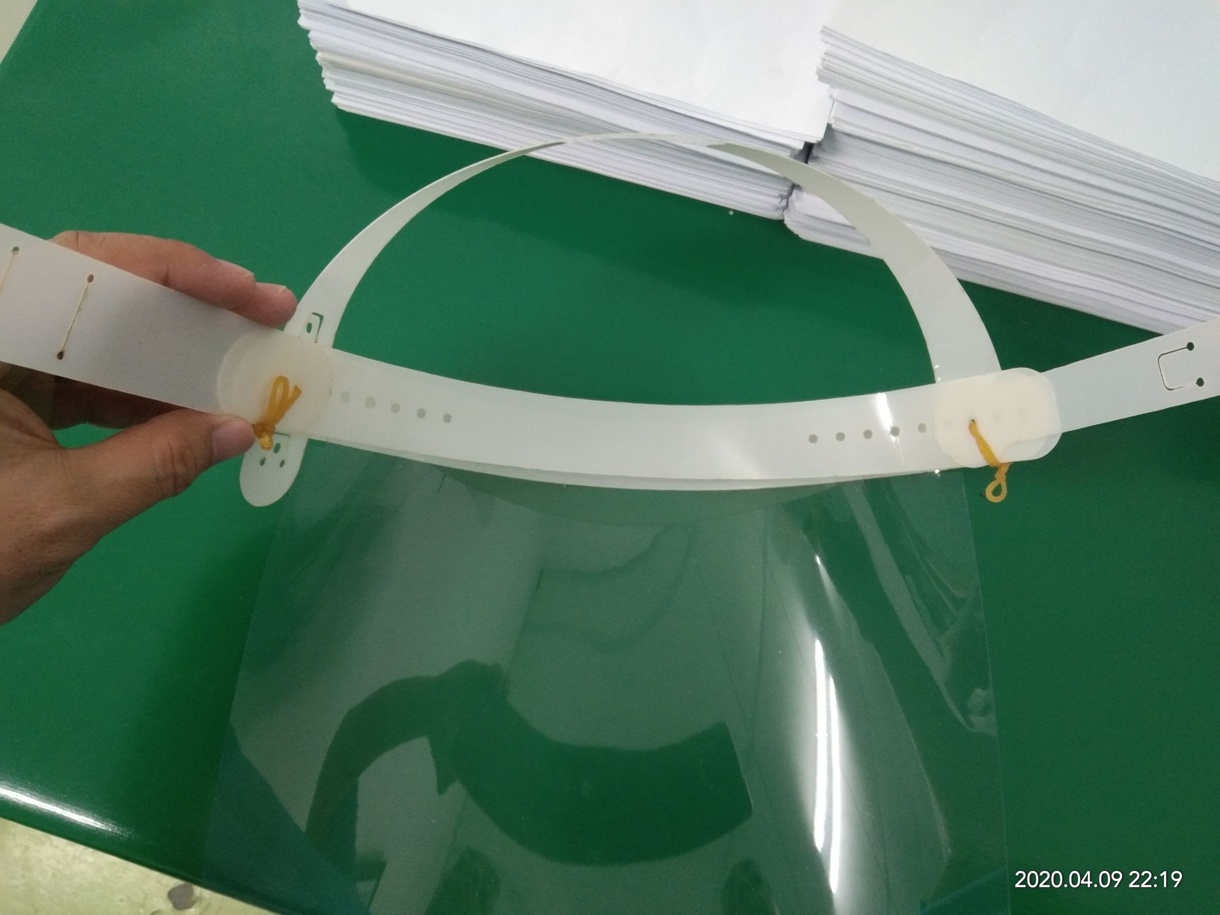 A Decent Looking DIY Face Shield (size Adjustable and Swivel ...