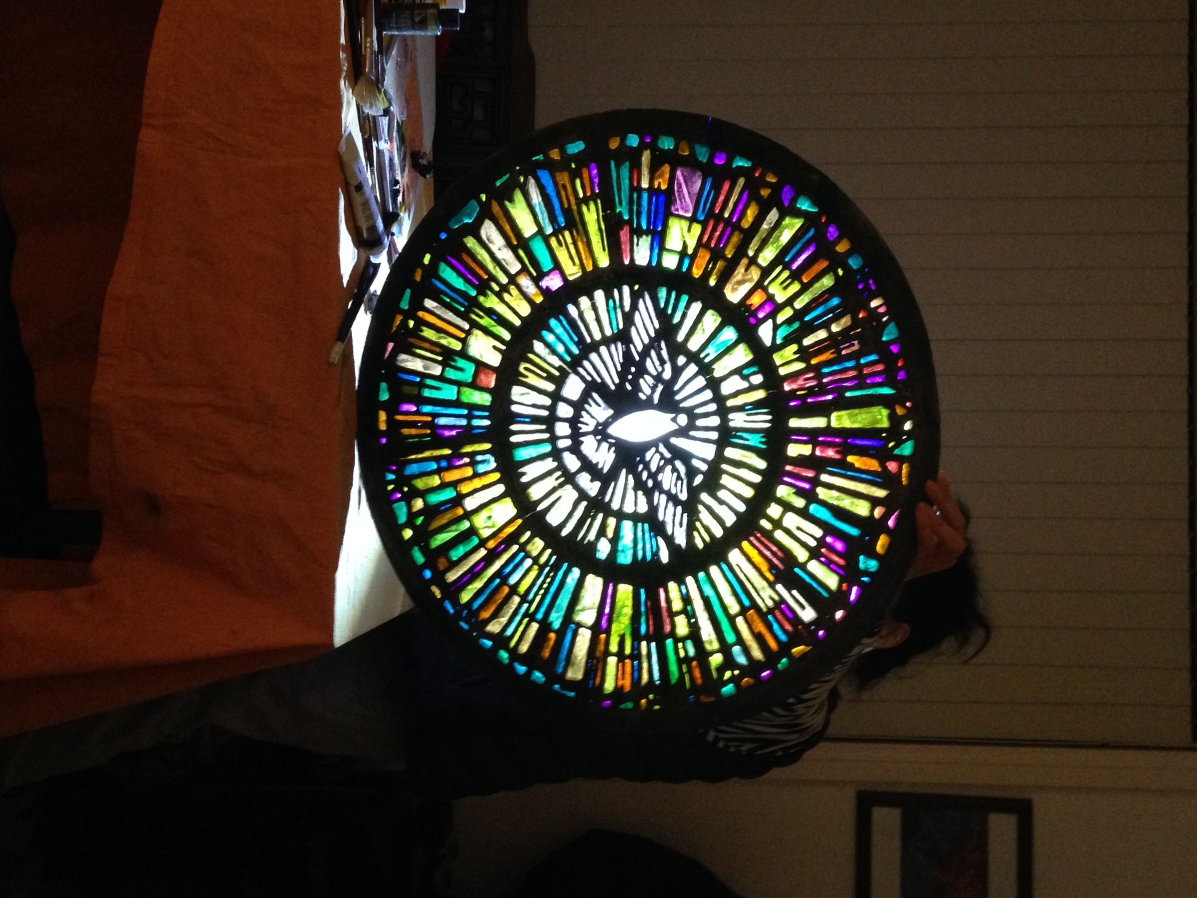 3D Printed Stained Glass Light Decoration : 8 Steps (with Pictures ...