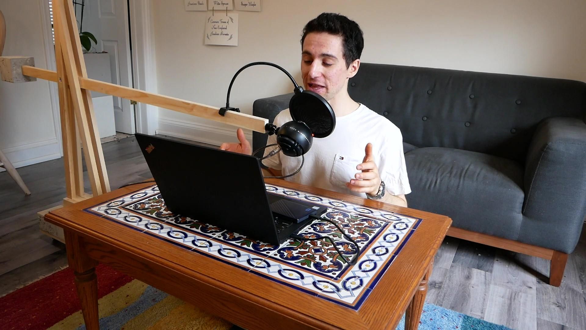 Concrete & Wood Counterweighted Mic Stand : 12 Steps (with Pictures ...