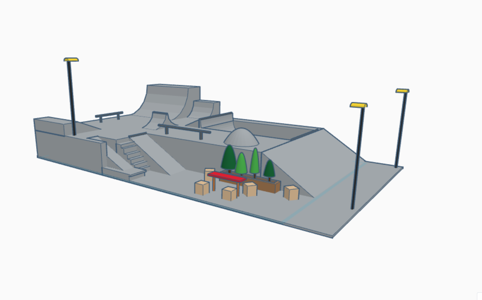 Tinkercad- Skatepark (scene) : 9 Steps - Instructables