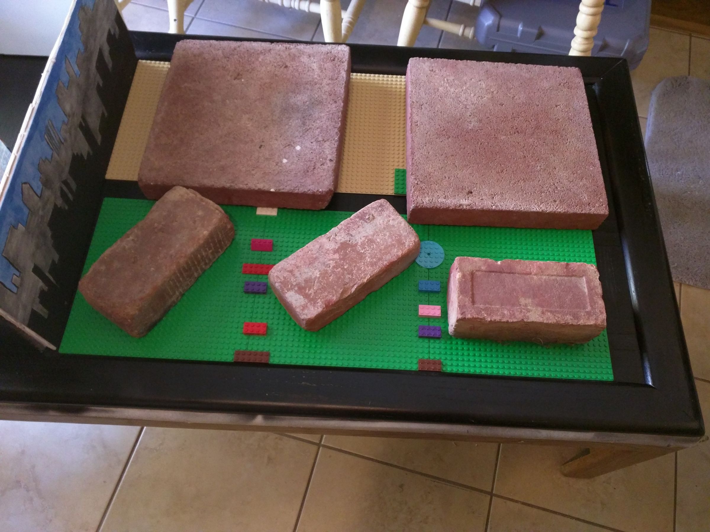 Lego Play Table With Storage From Old Coffee Table and Drawer. : 6 ...