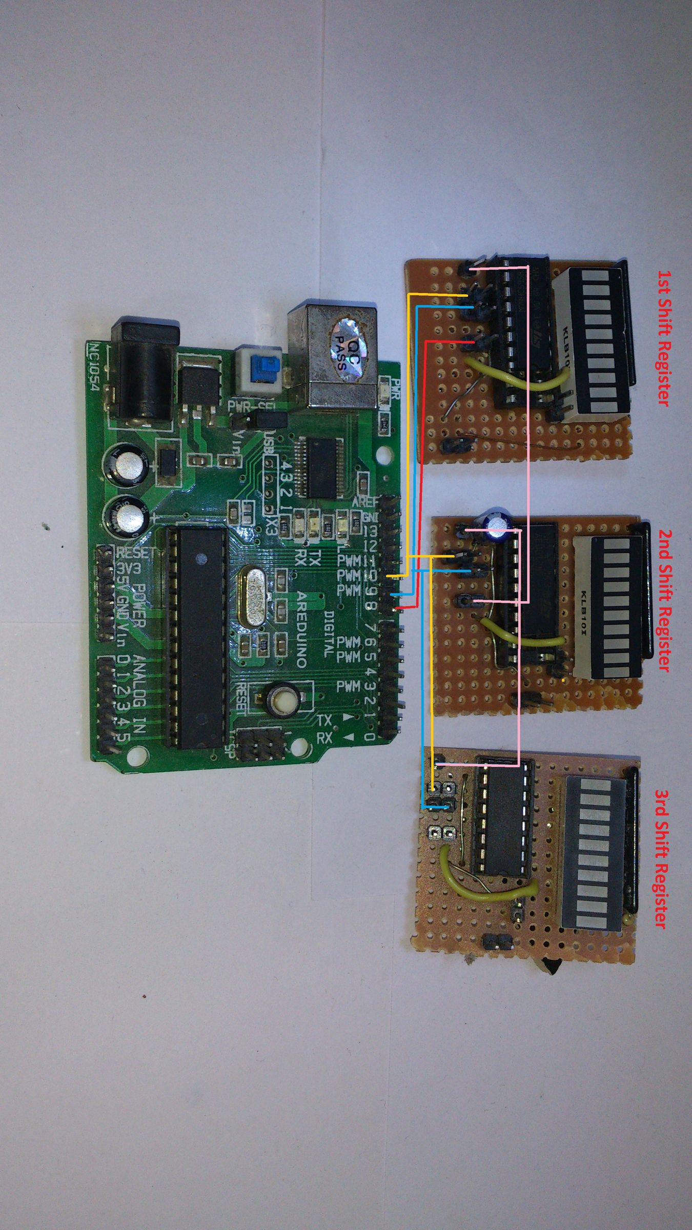 3 Arduino Pins to 24+ Output Pins : 7 Steps - Instructables