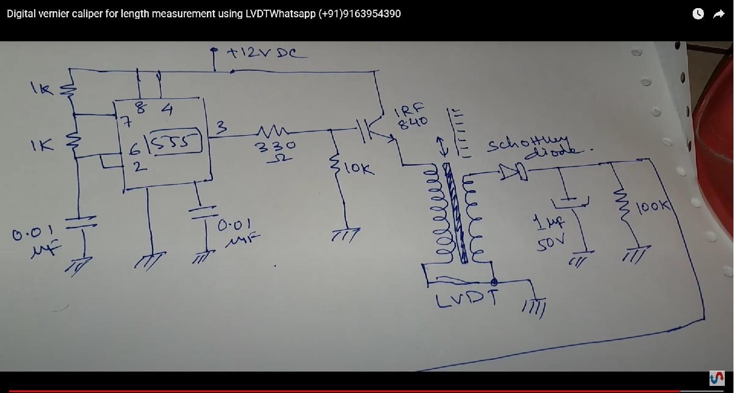 Digital Vernier Caliper for Length Measurement Using LVDT and Arduino ...
