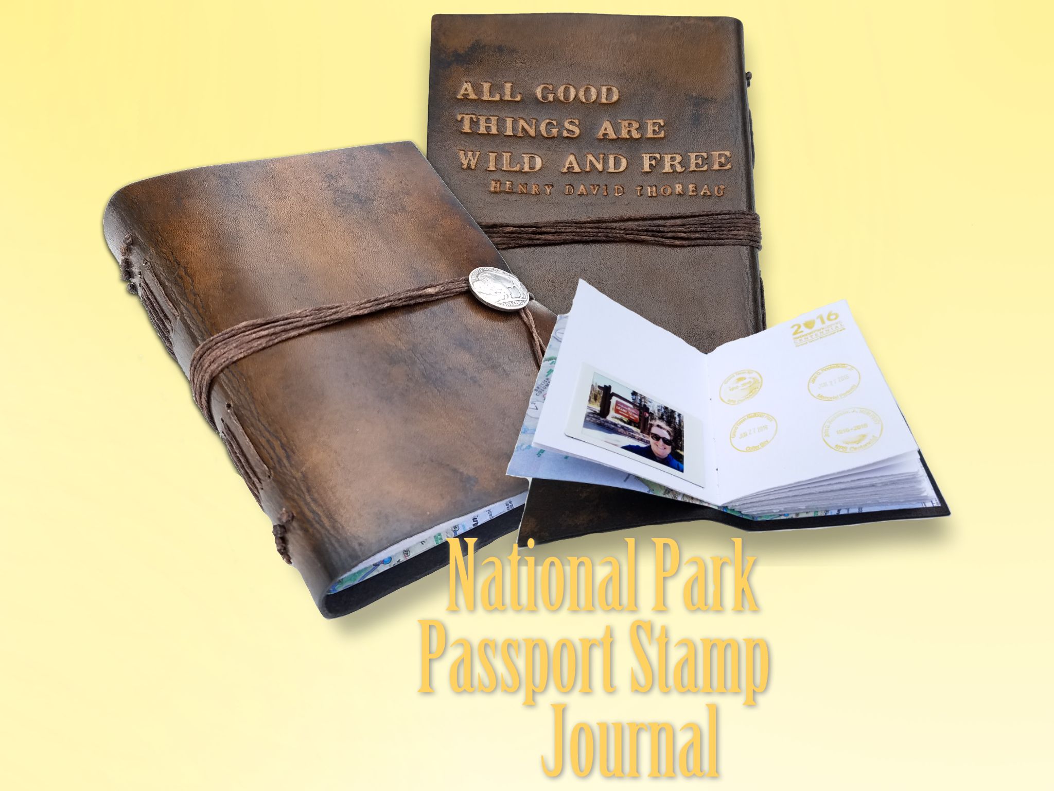 Leather National Parks Passport Stamp Journal : 12 Steps (with Pictures ...