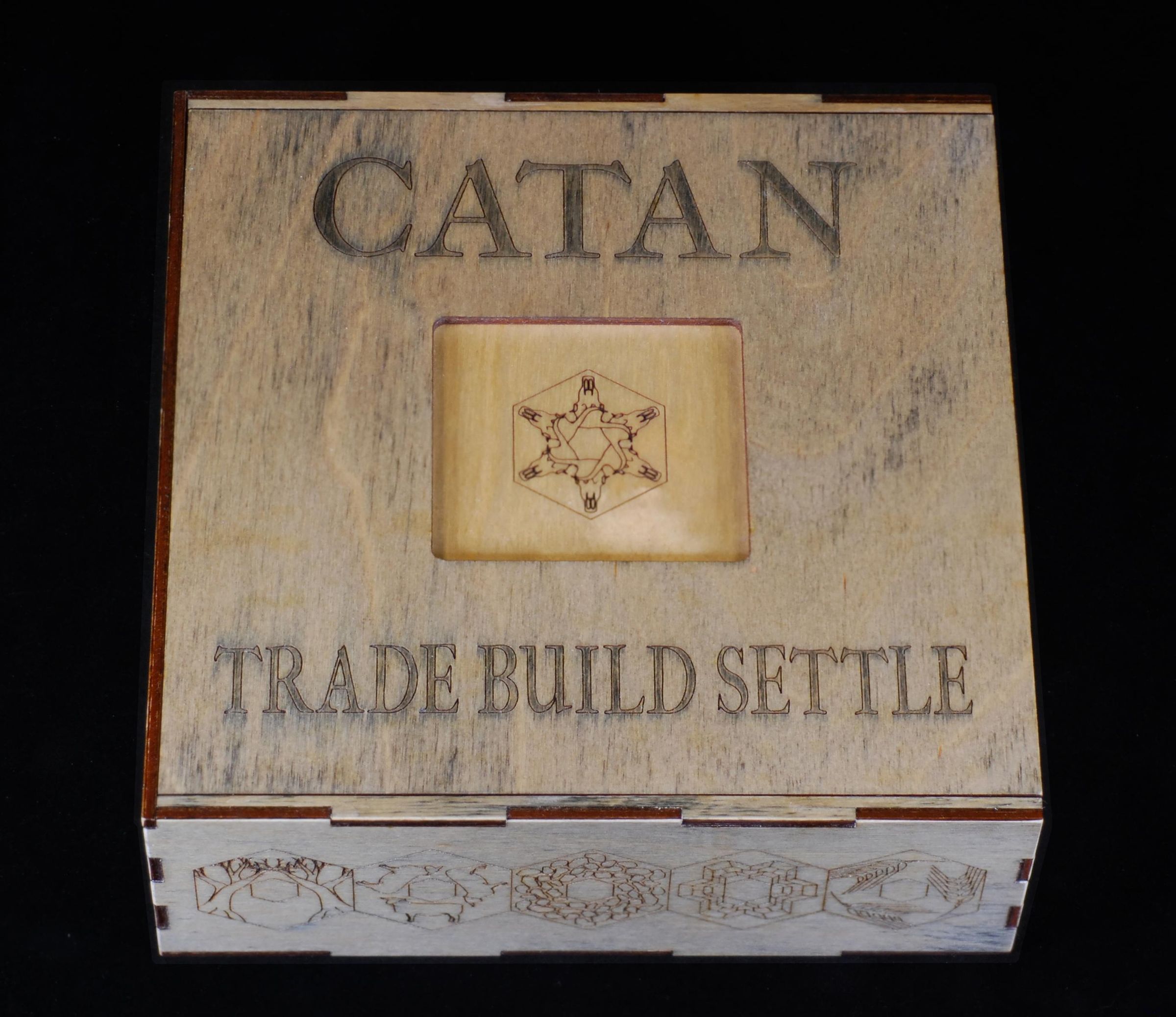 Laser-Cut Travel-Sized Catan Original and 5-6 Player Extension : 15 ...