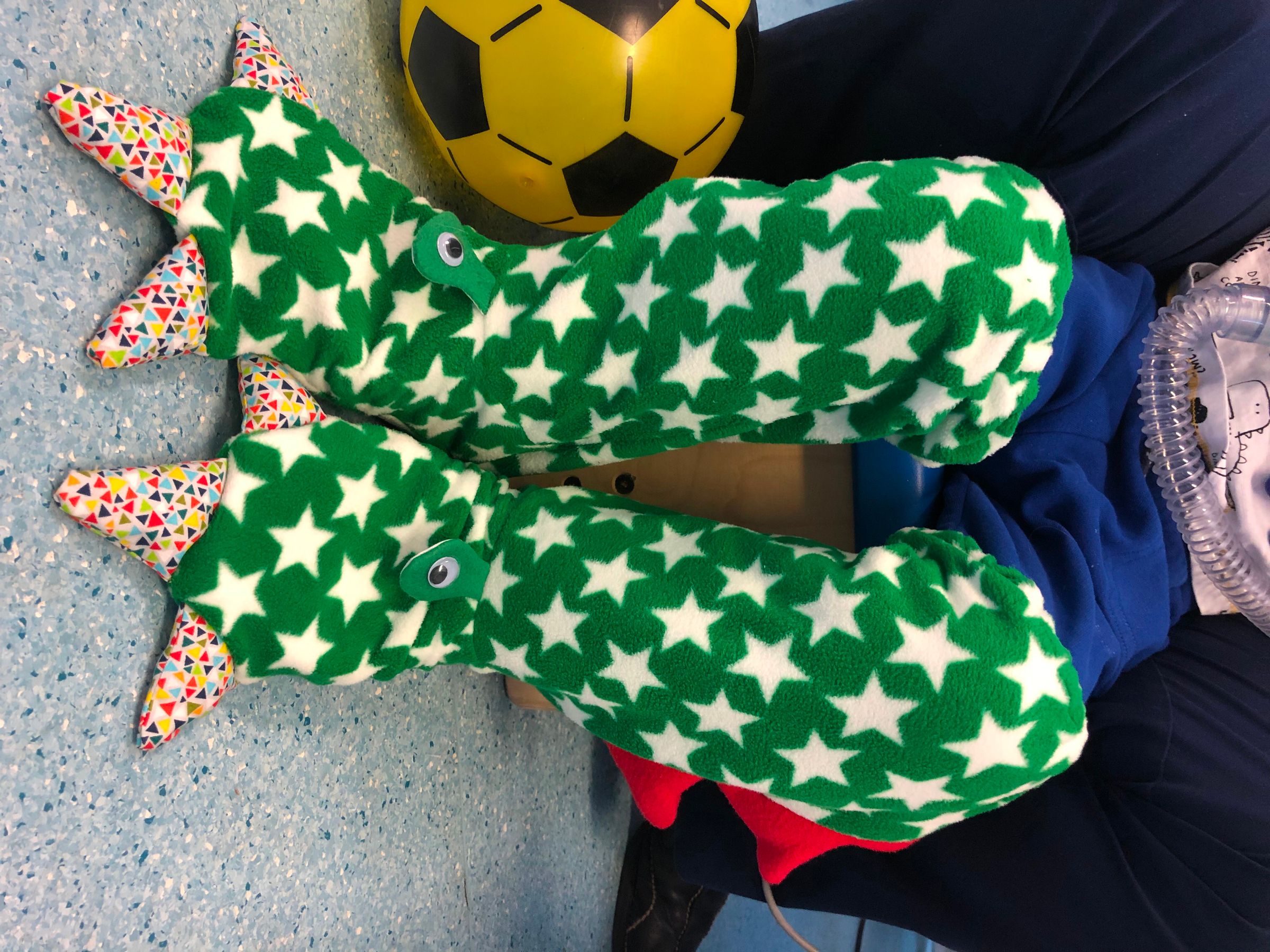 Dinosaur AFO/splint Covers/slippers/booties With Rattles, Bells and ...