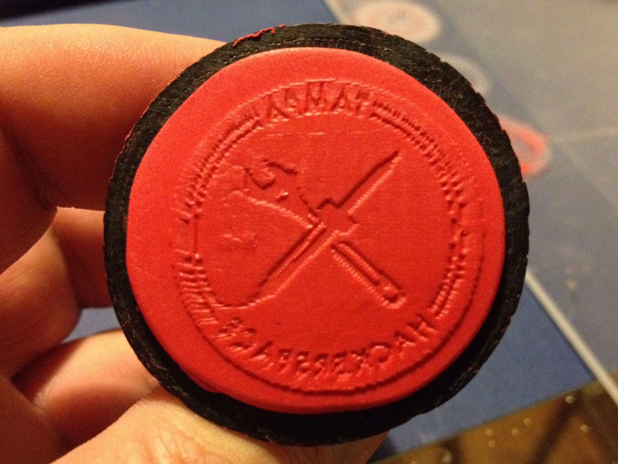 Molding a Hacker Passport Stamp With Sugru, a Laser Engraver, and a 3D ...
