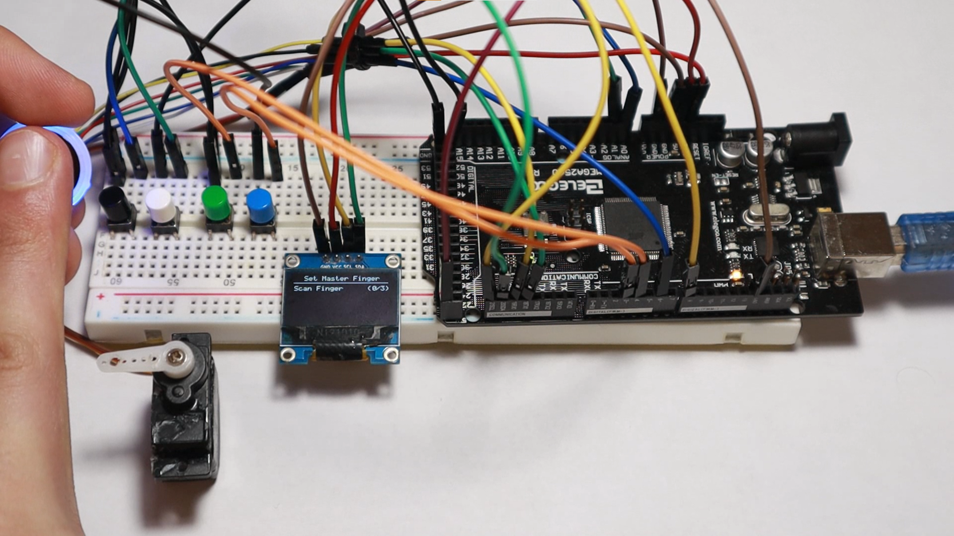 Fingerprint Smart Door Lock With OLED | Arduino : 7 Steps - Instructables