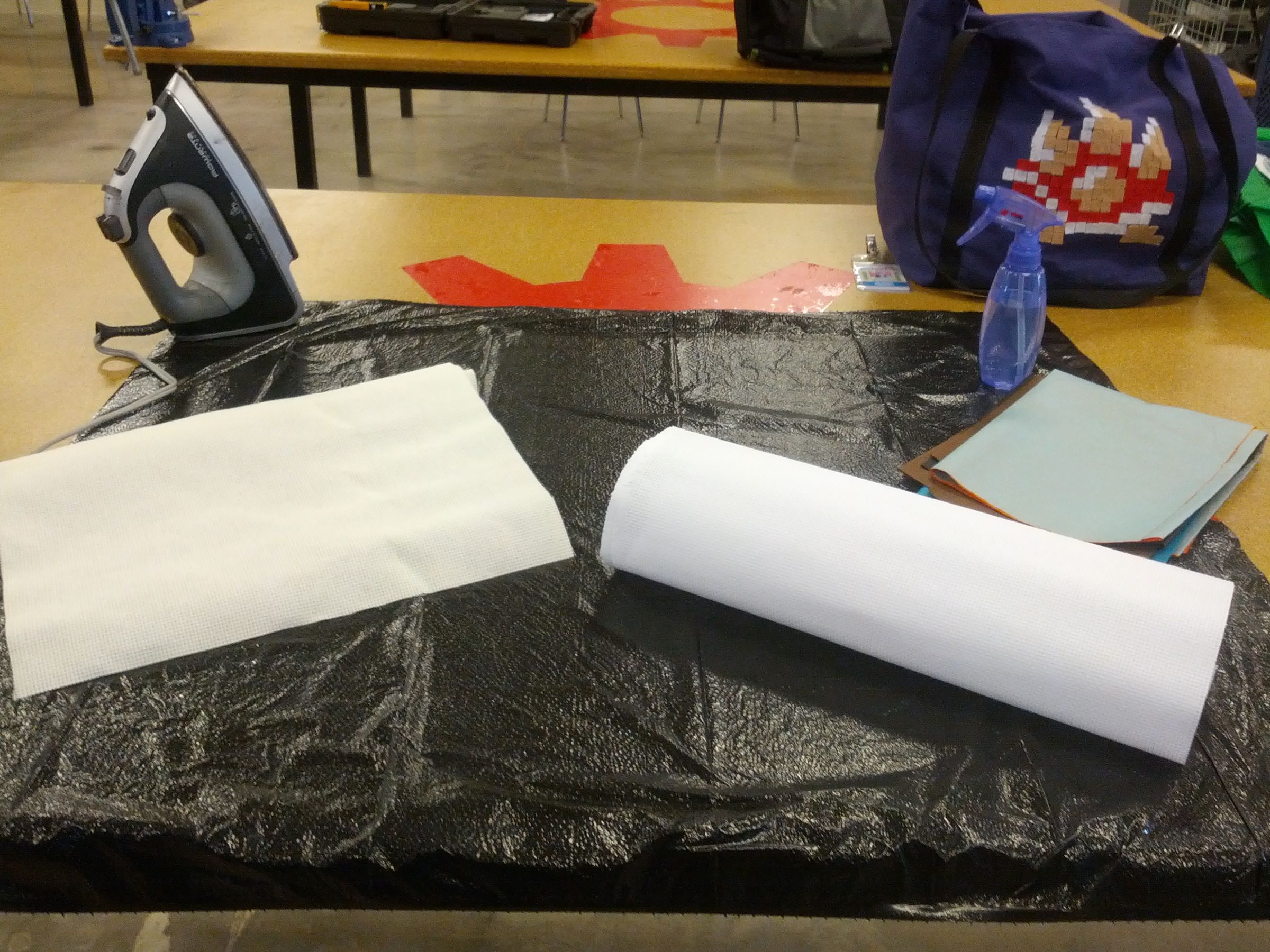 How to Dye Fabric With Tissue Paper (I Made It at TechShop!) : 5 Steps ...