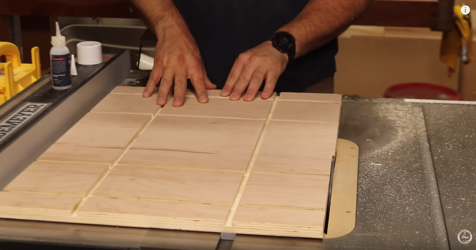 How to Make a Three in One Table Saw Sled || Taper Cuts- Jointer Sled ...