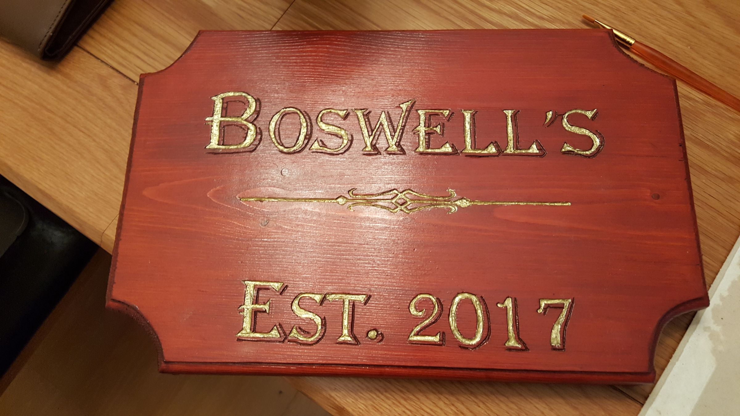 Hand Carved Hanging Bar Sign : 5 Steps (with Pictures) - Instructables