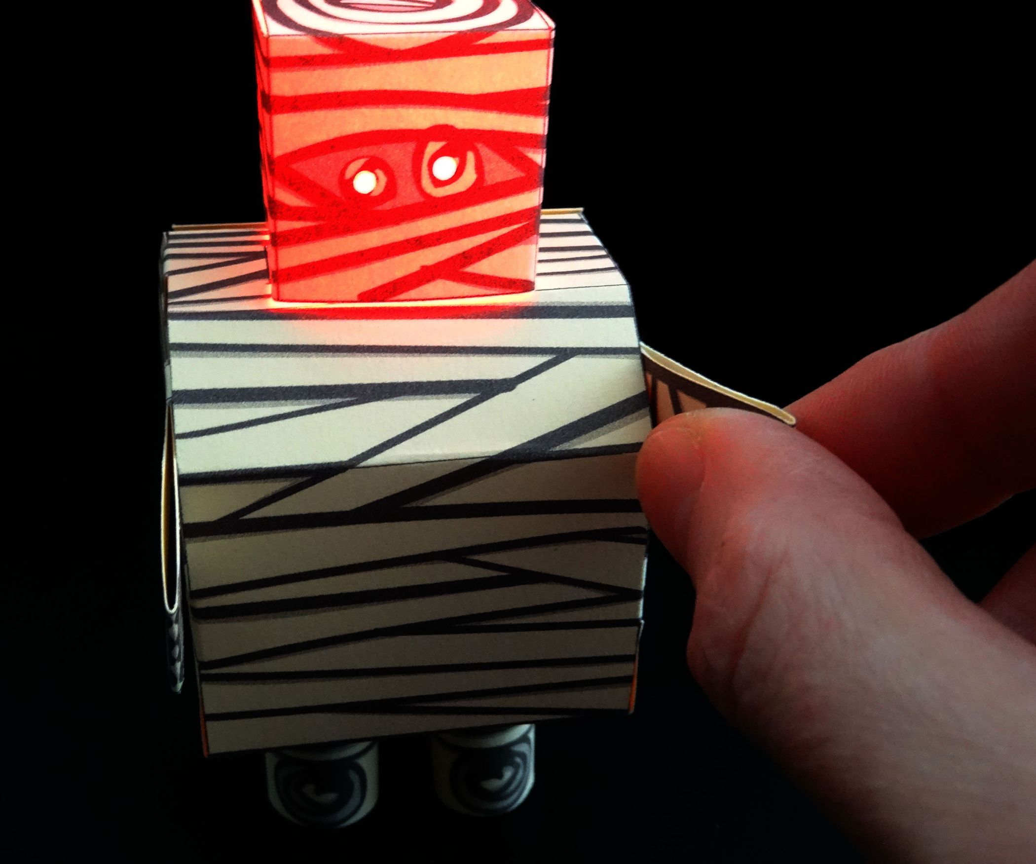 The Mummybot Papercraft With LED (with Pictures) - Instructables