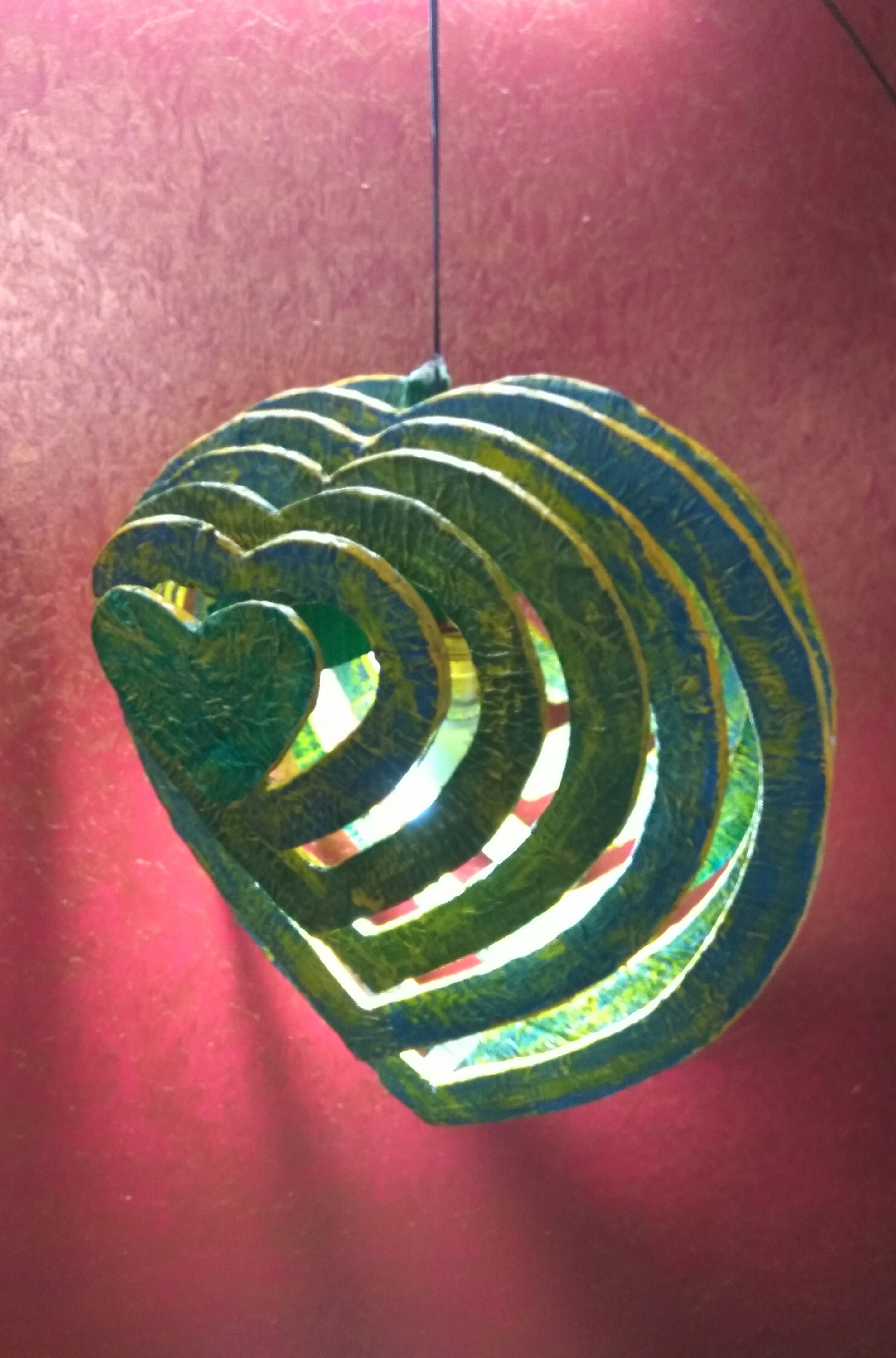 Pretty Cardboard Heart Shaped Hanging Lamp. : 7 Steps (with Pictures ...