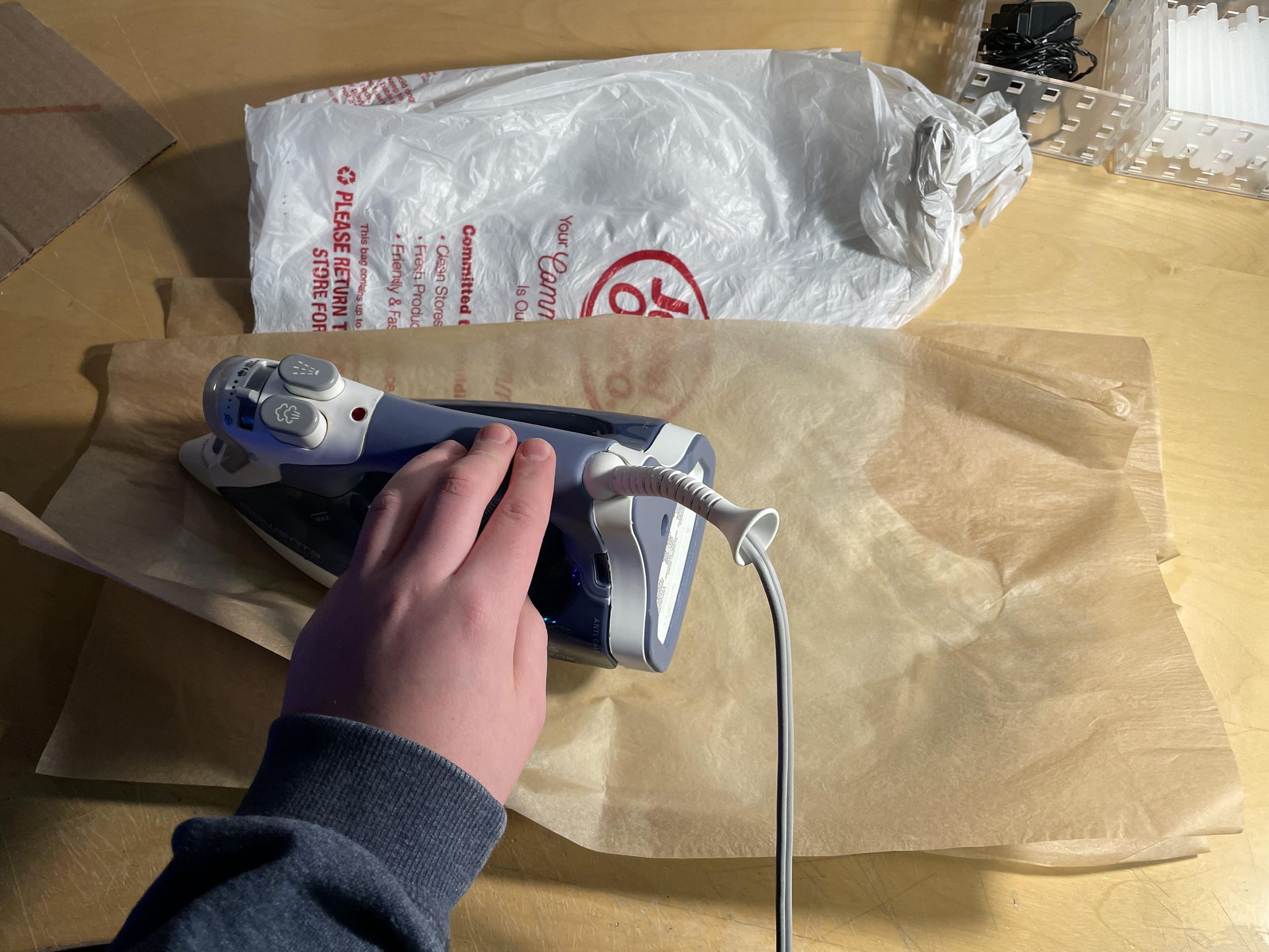 Fused Single Use Grocery Bags (Reusable and Durable Material) : 3 Steps ...