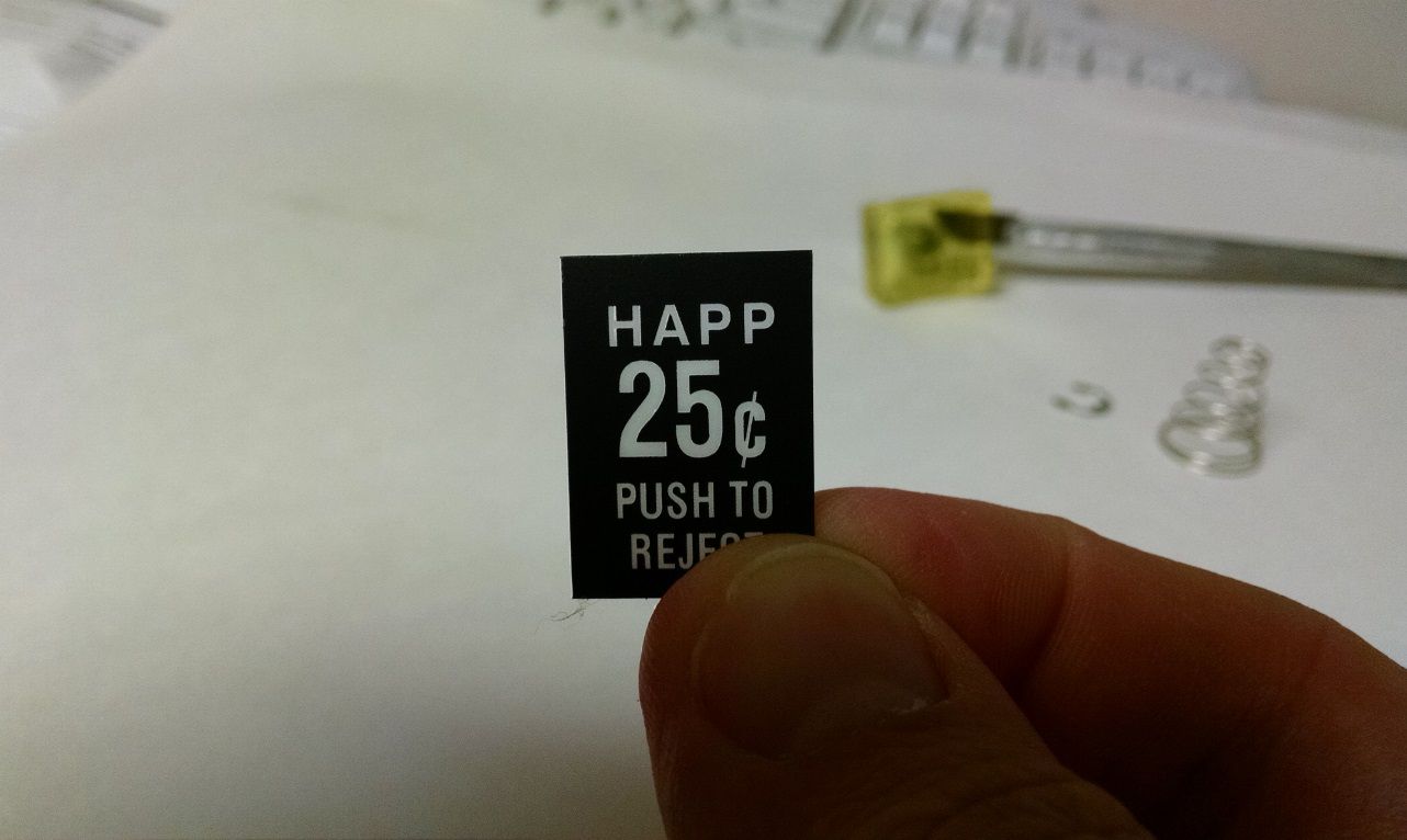 Custom Coin Door Inserts for an Arcade Cabinet : 5 Steps - Instructables