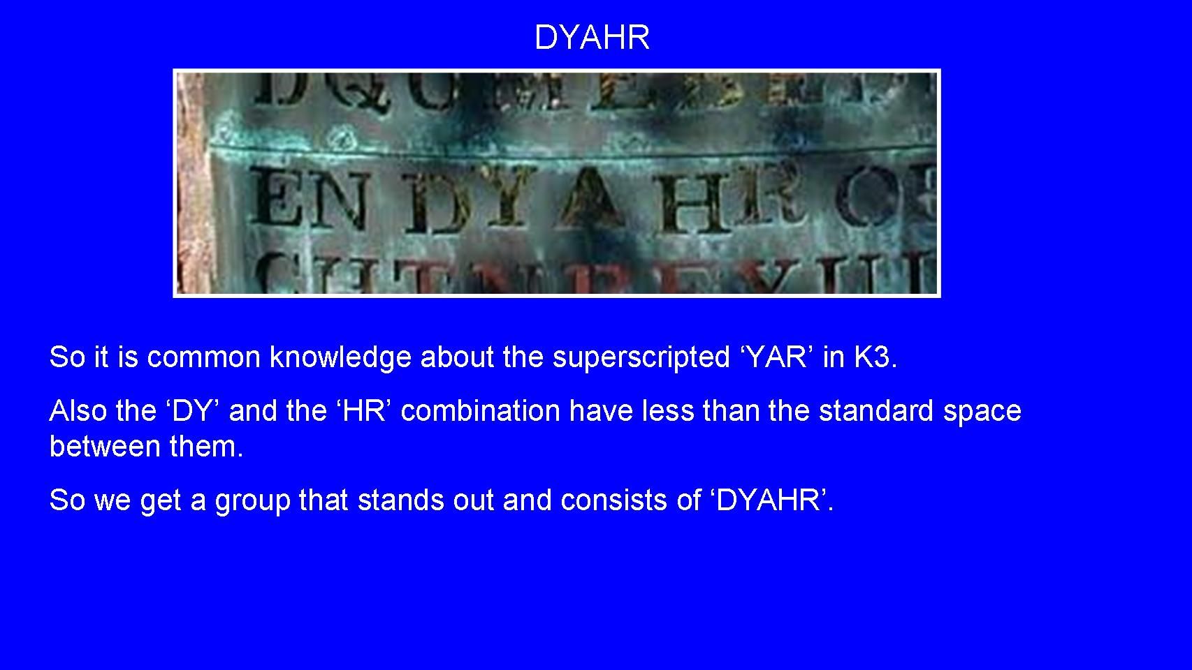 HOW TO SOLVE SANBORN'S KRYPTOS: Part 7 - K3 and 'YAR' : 9 Steps ...