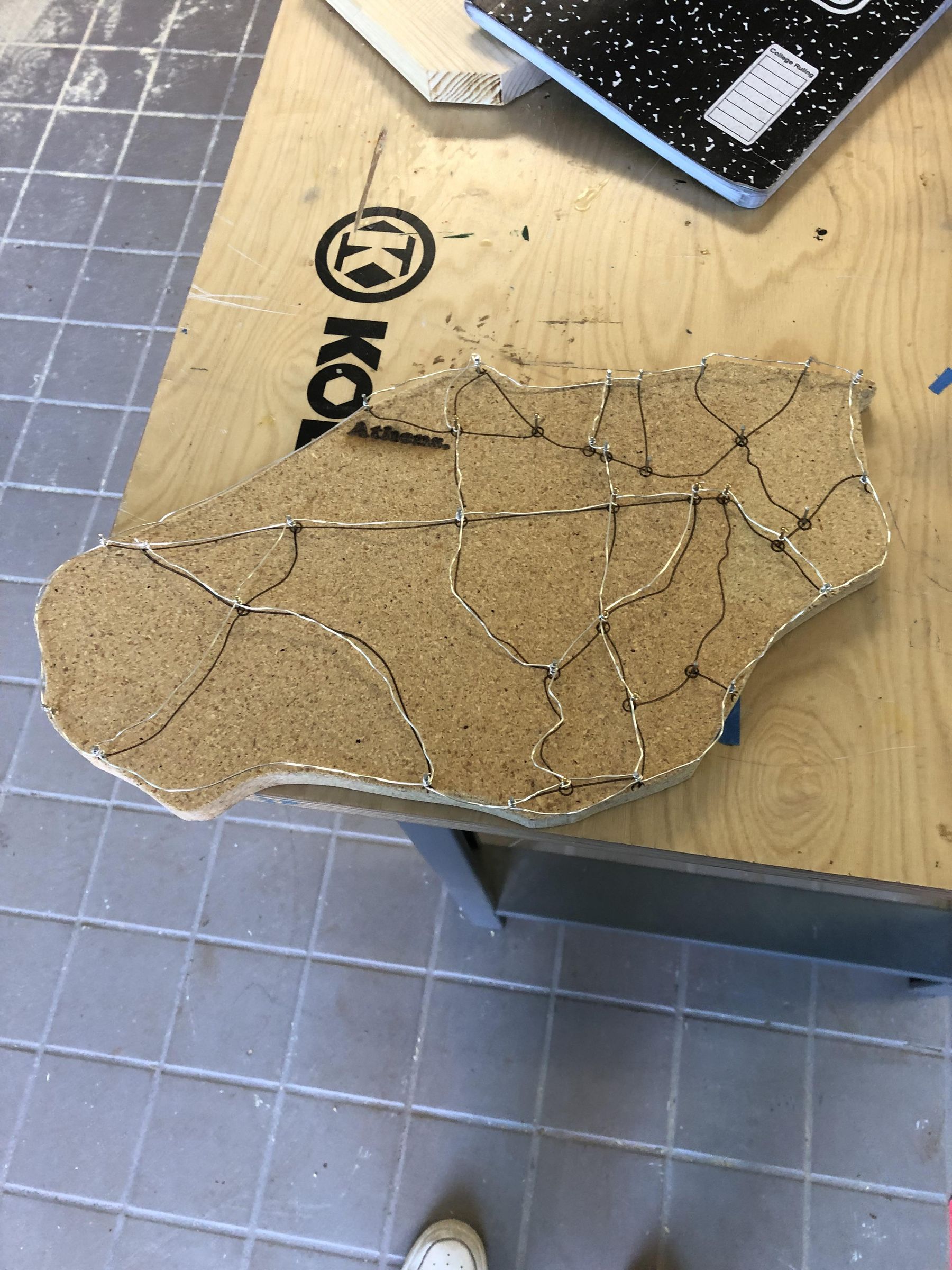 Athens Georgia Wire Map : 8 Steps (with Pictures) - Instructables