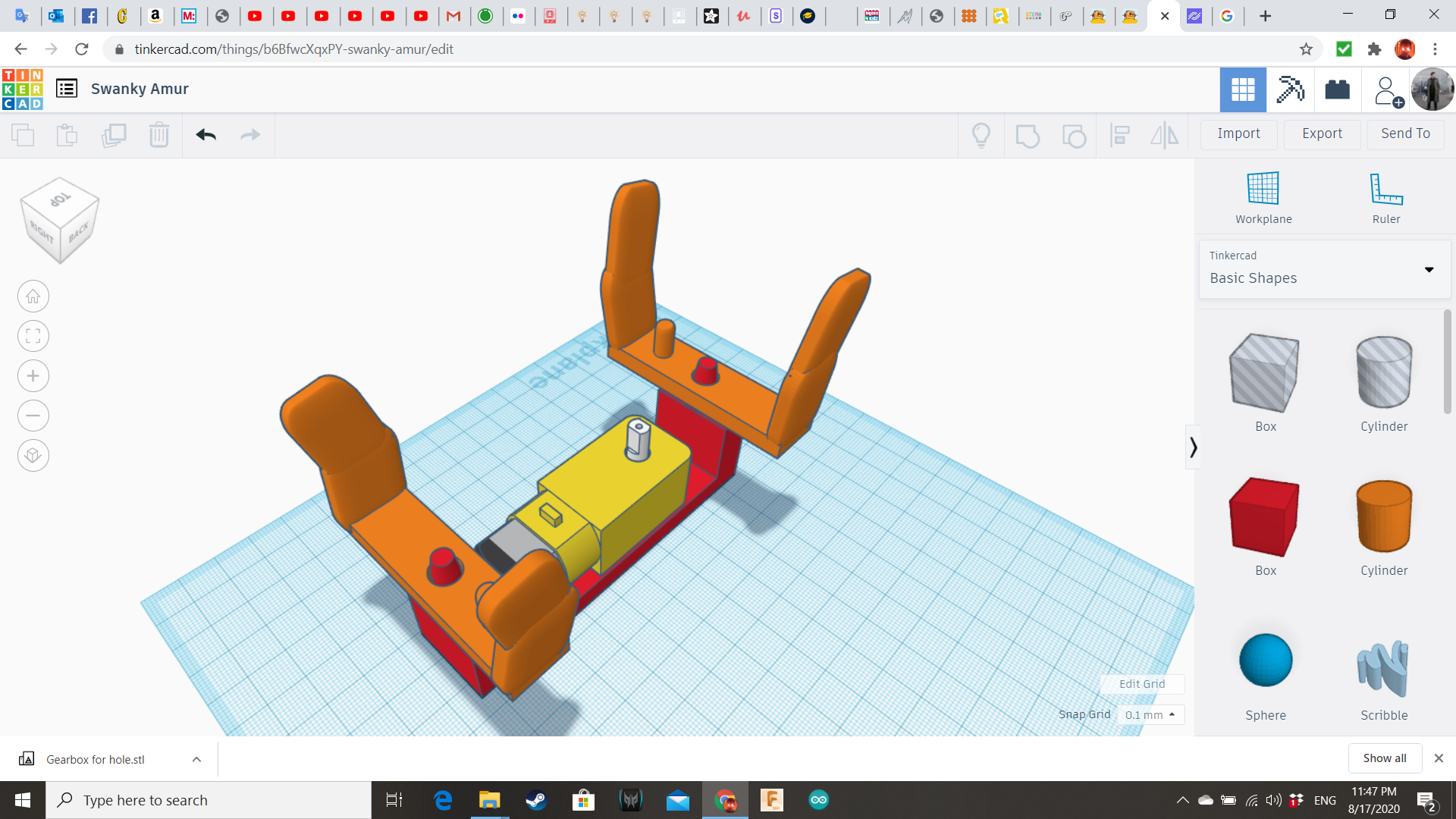 Tinkercad Robotics for School: Create TWO Walking Machines! : 27 Steps ...