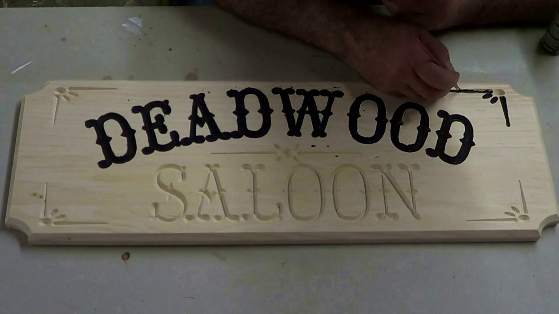 Deadwood Saloon Sign : 8 Steps (with Pictures) - Instructables
