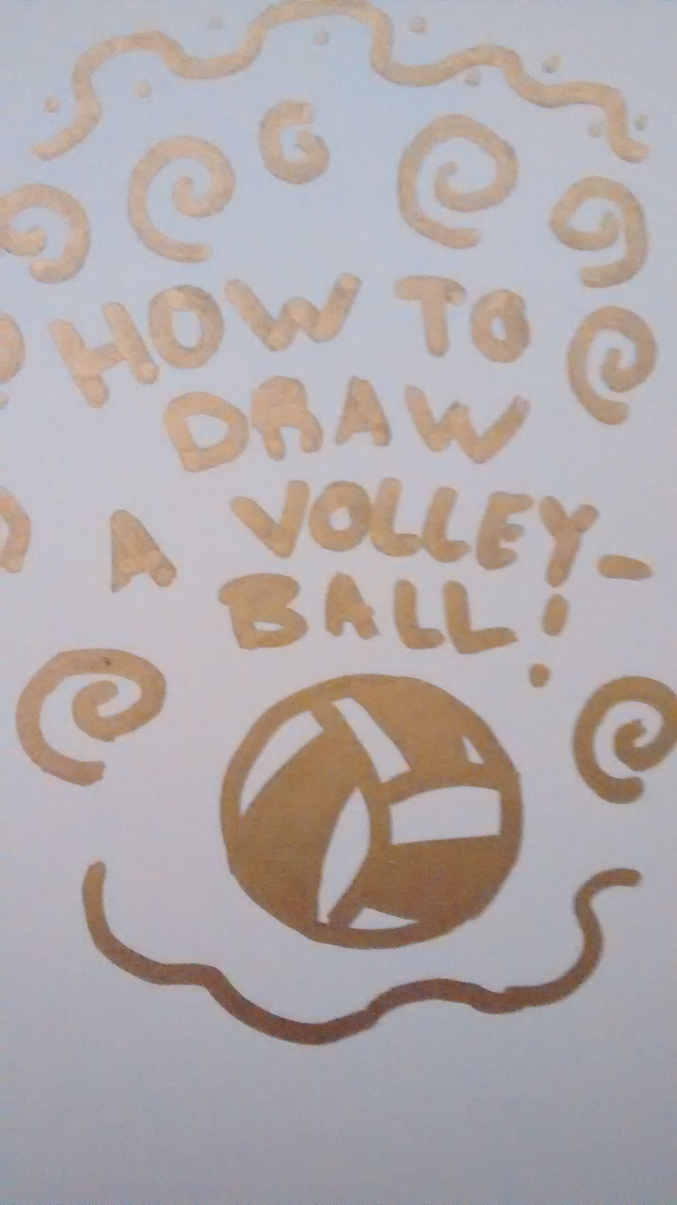 How to Draw a Volleyball! : 8 Steps - Instructables