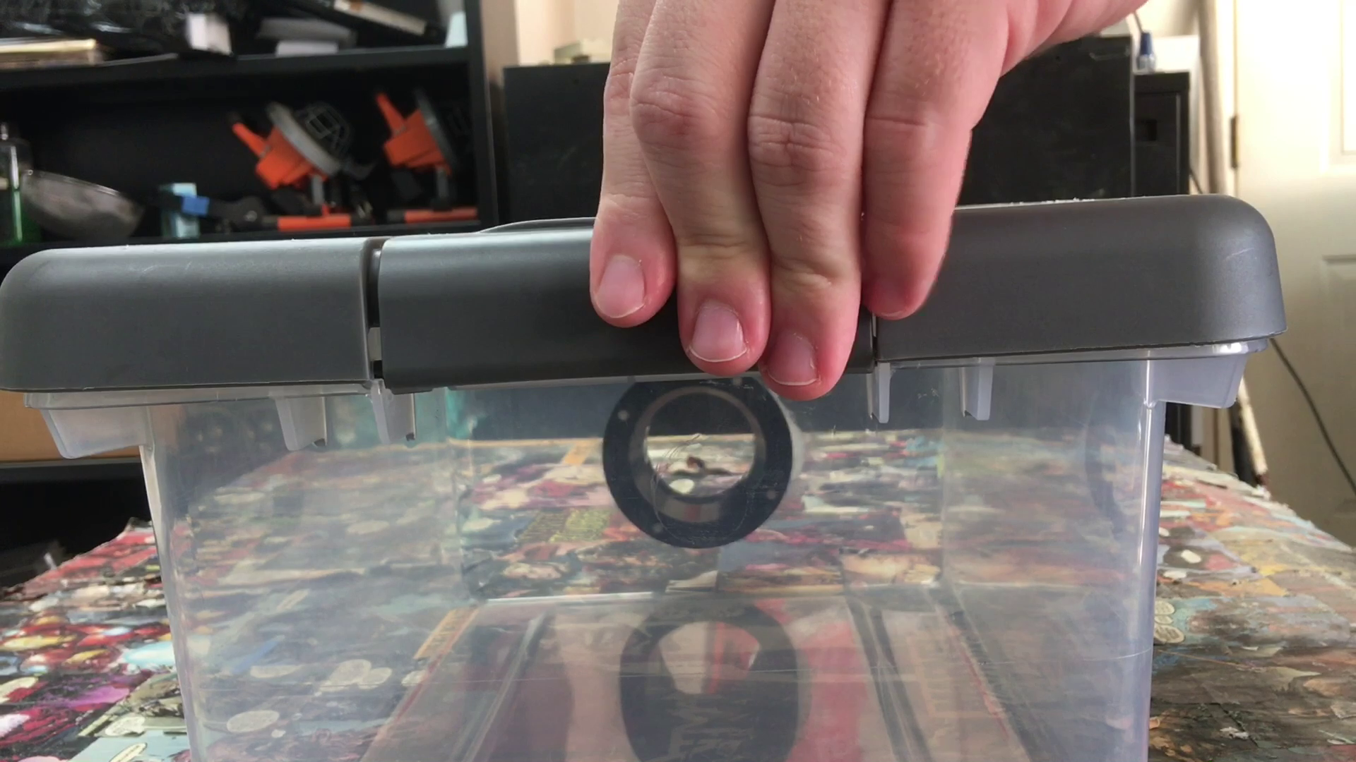 Dust Free Sanding Using a Storage Container : 15 Steps (with Pictures ...