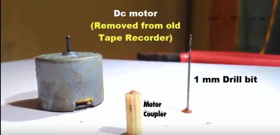 High Torque PCB Drilling Machine Using DC Motor. : 4 Steps - Instructables