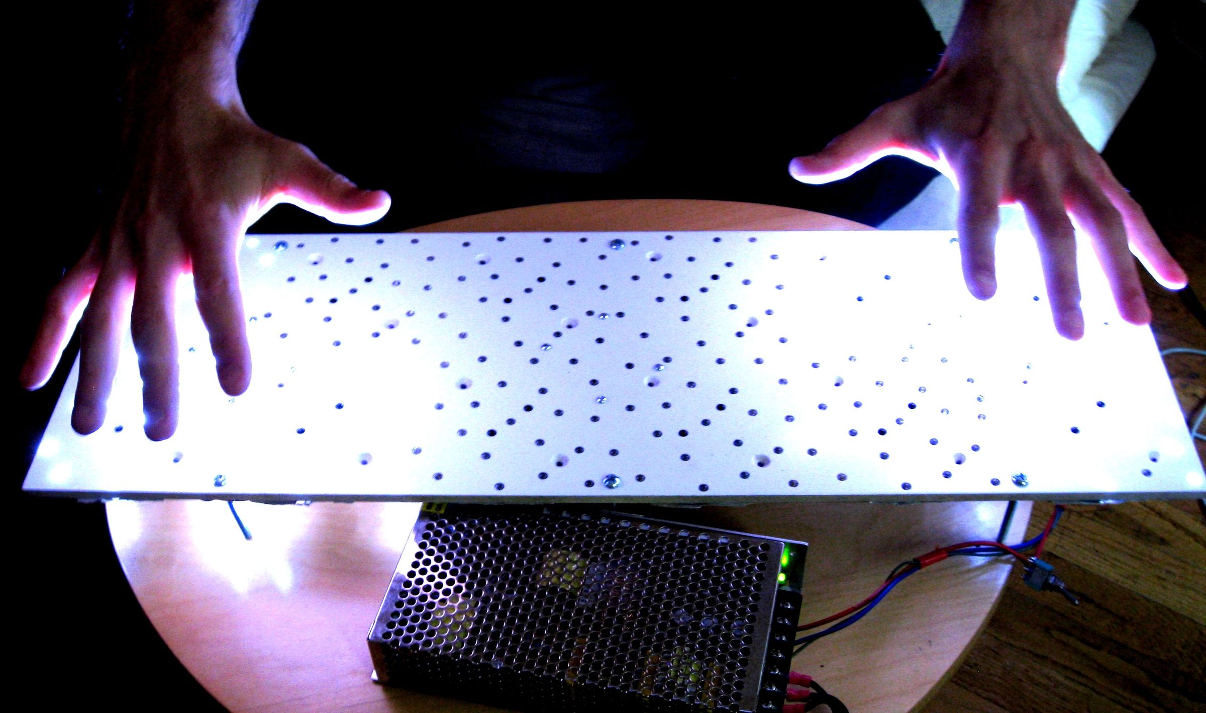 Infrared Proximity Sensing Coffee Table Module & Color Changing Glowing ...