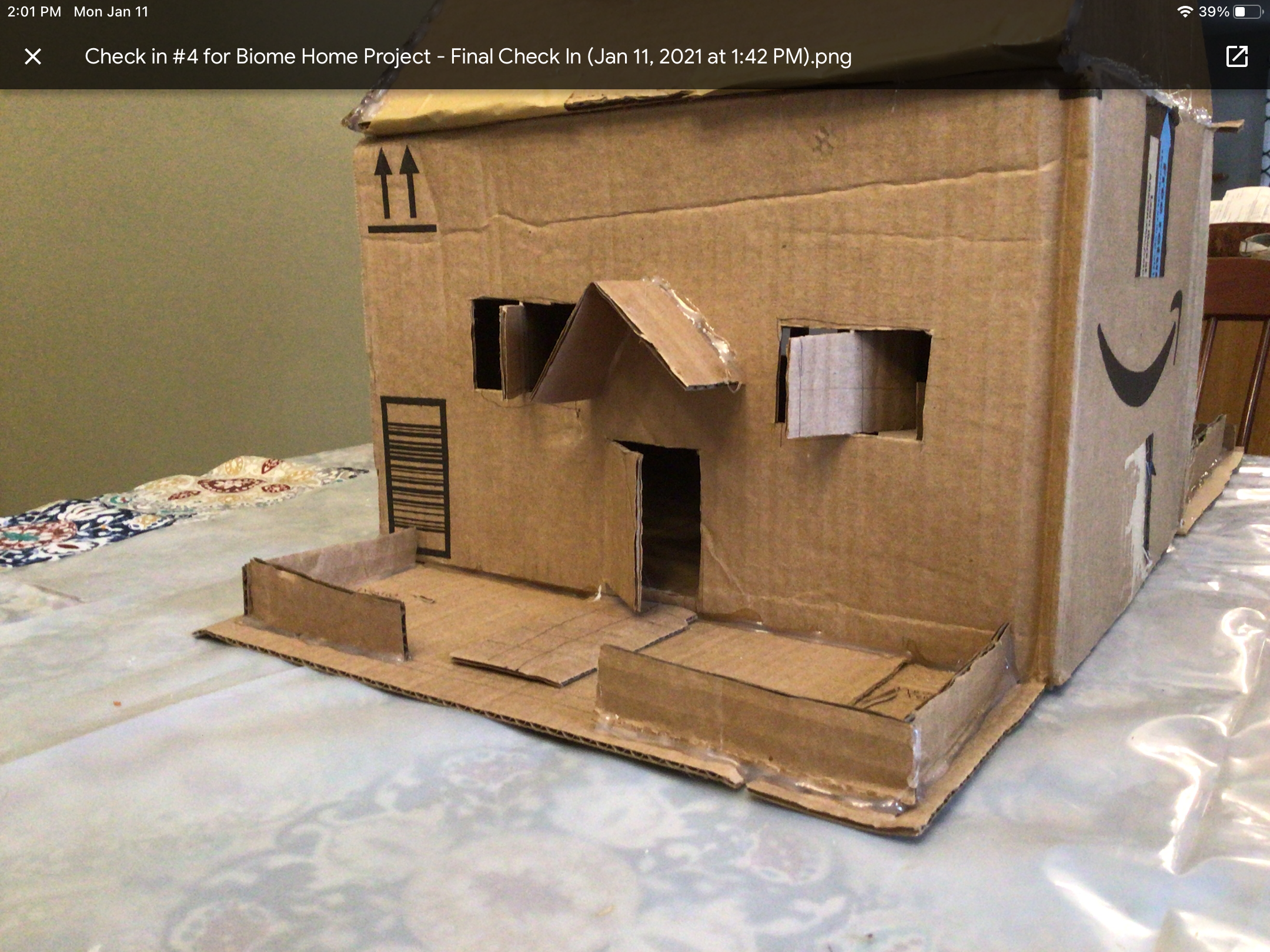 Sustainable House Model in Alpine Tundra Made of Cardboard - Instructables