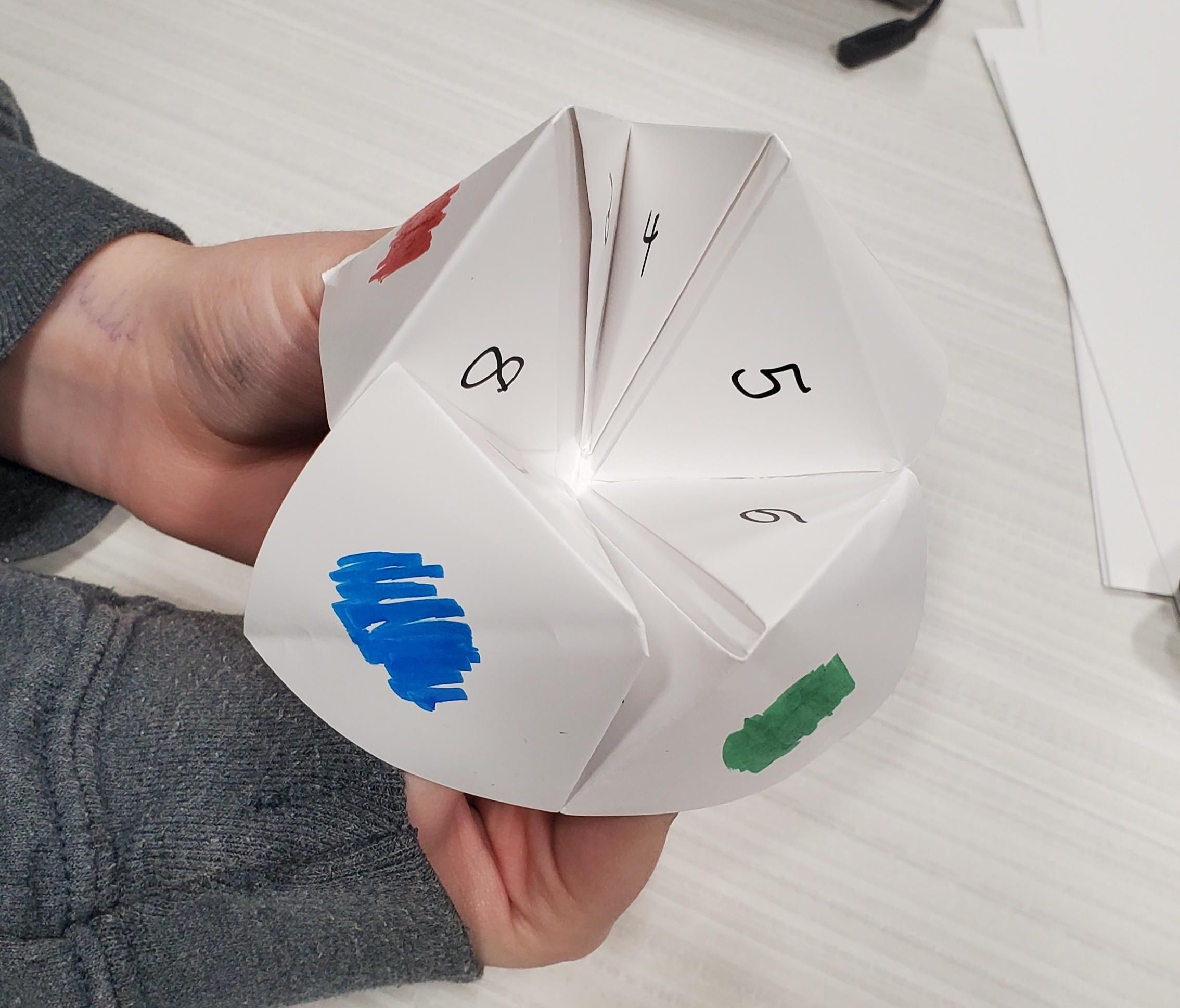 Origami Fortune Teller : 7 Steps - Instructables