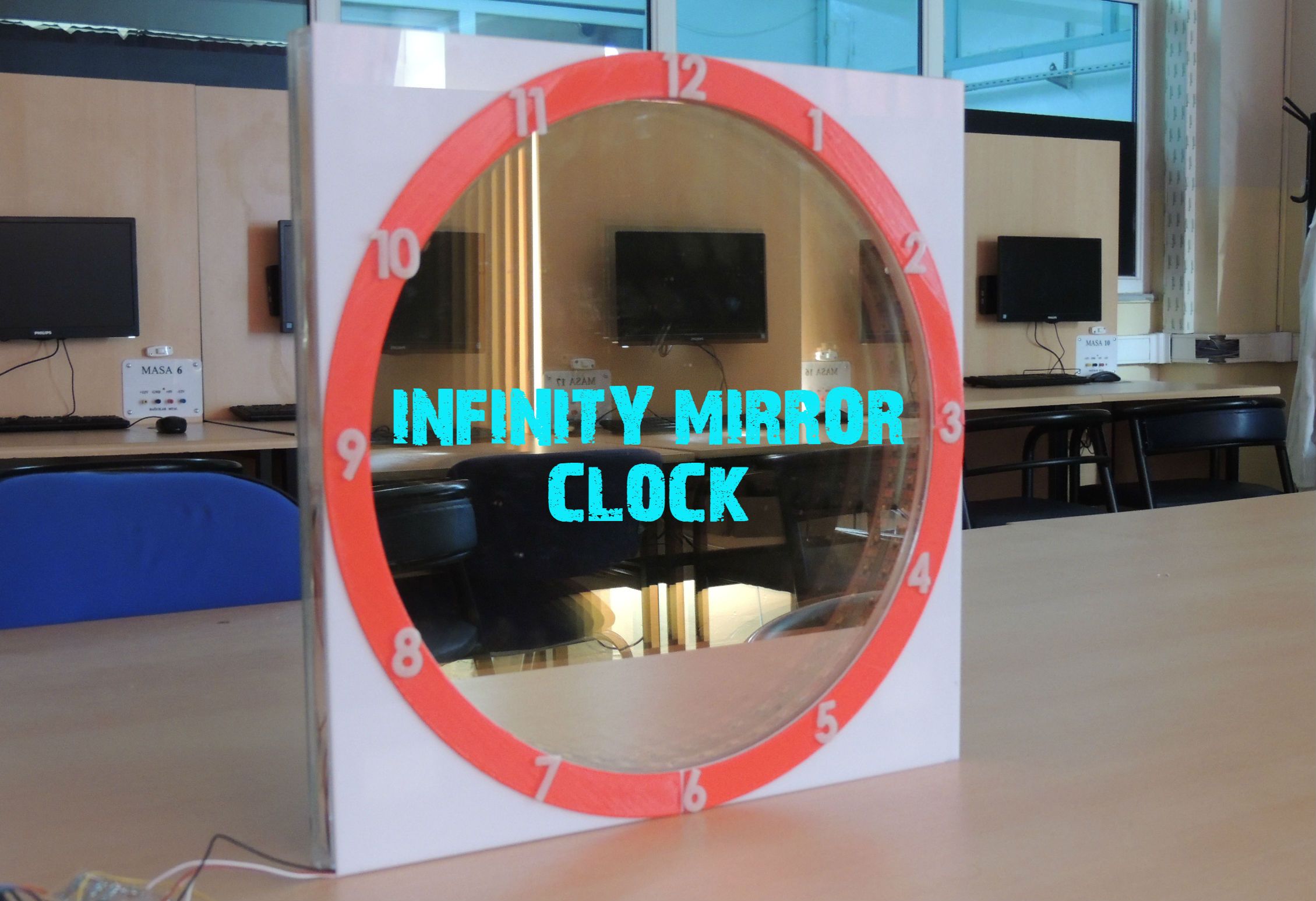 INFINITY MIRROR CLOCK UPDATED VERSIYON : 3 Steps - Instructables