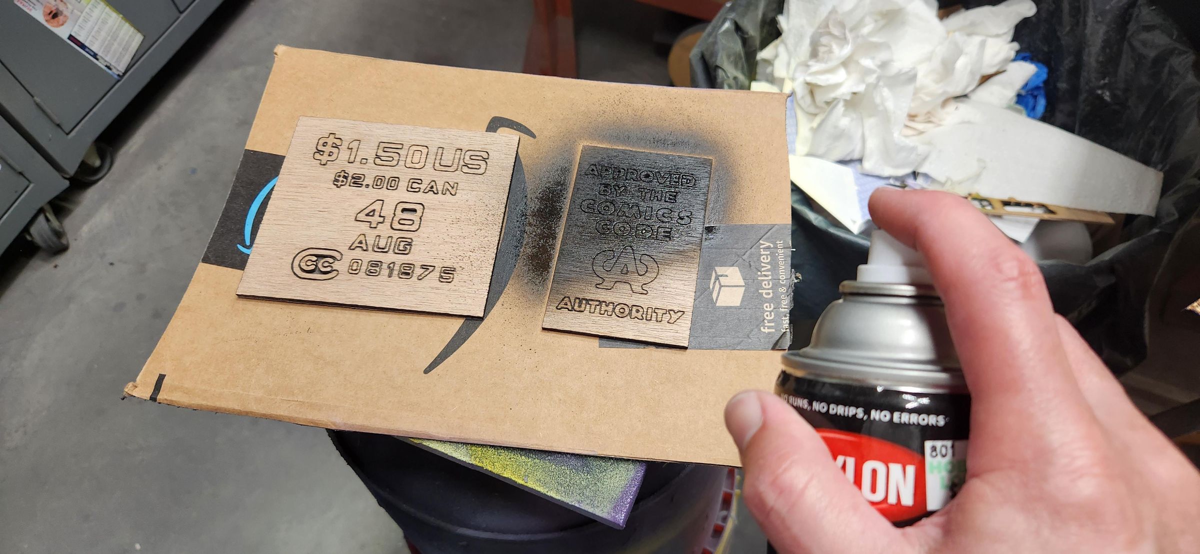 Plywood Comic Book Corner Art - Laser Engraver Project - With Files ...