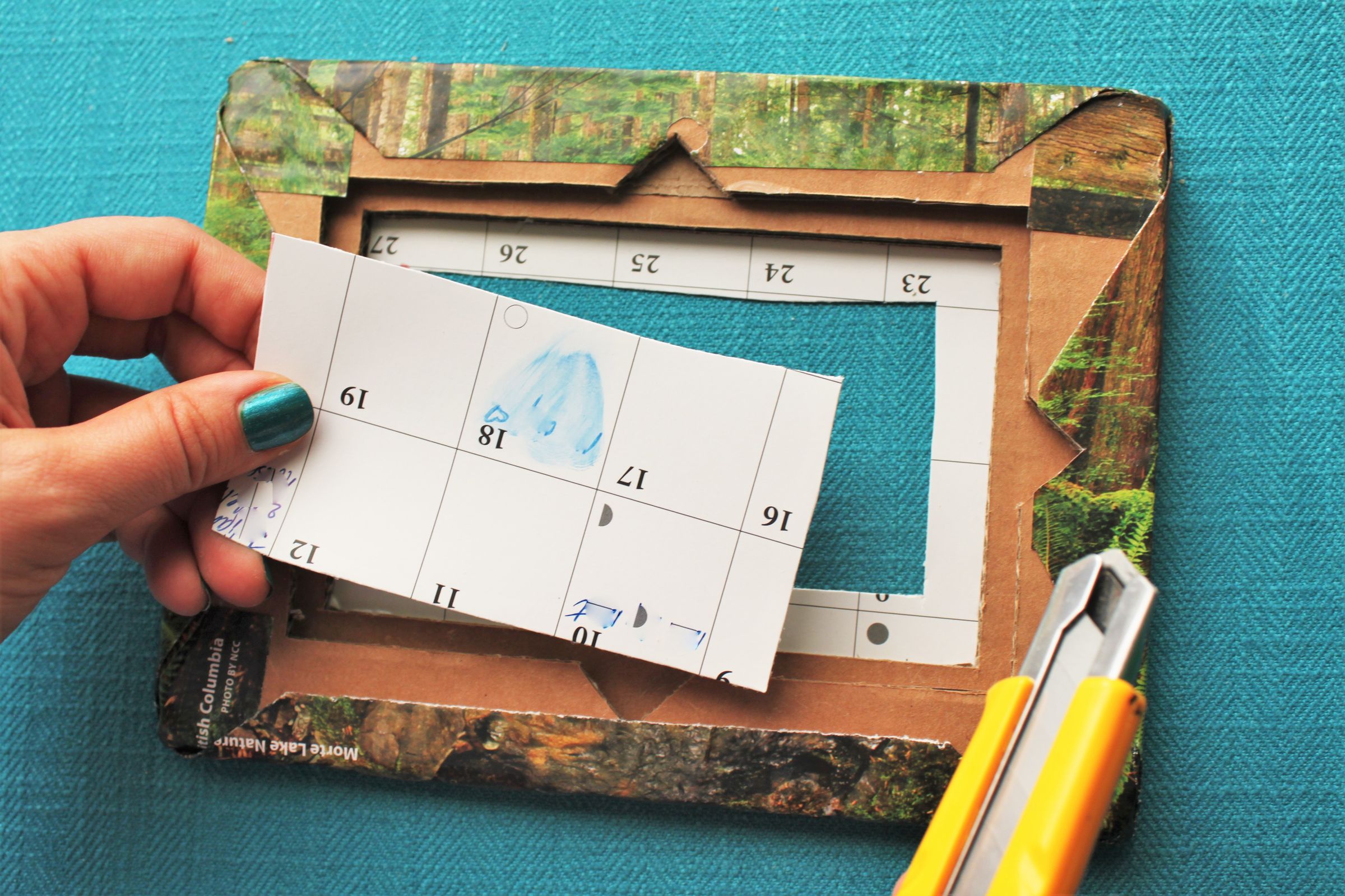 DIY PICTURE FRAME From Cardboard and Decorative Materials : 14 Steps ...