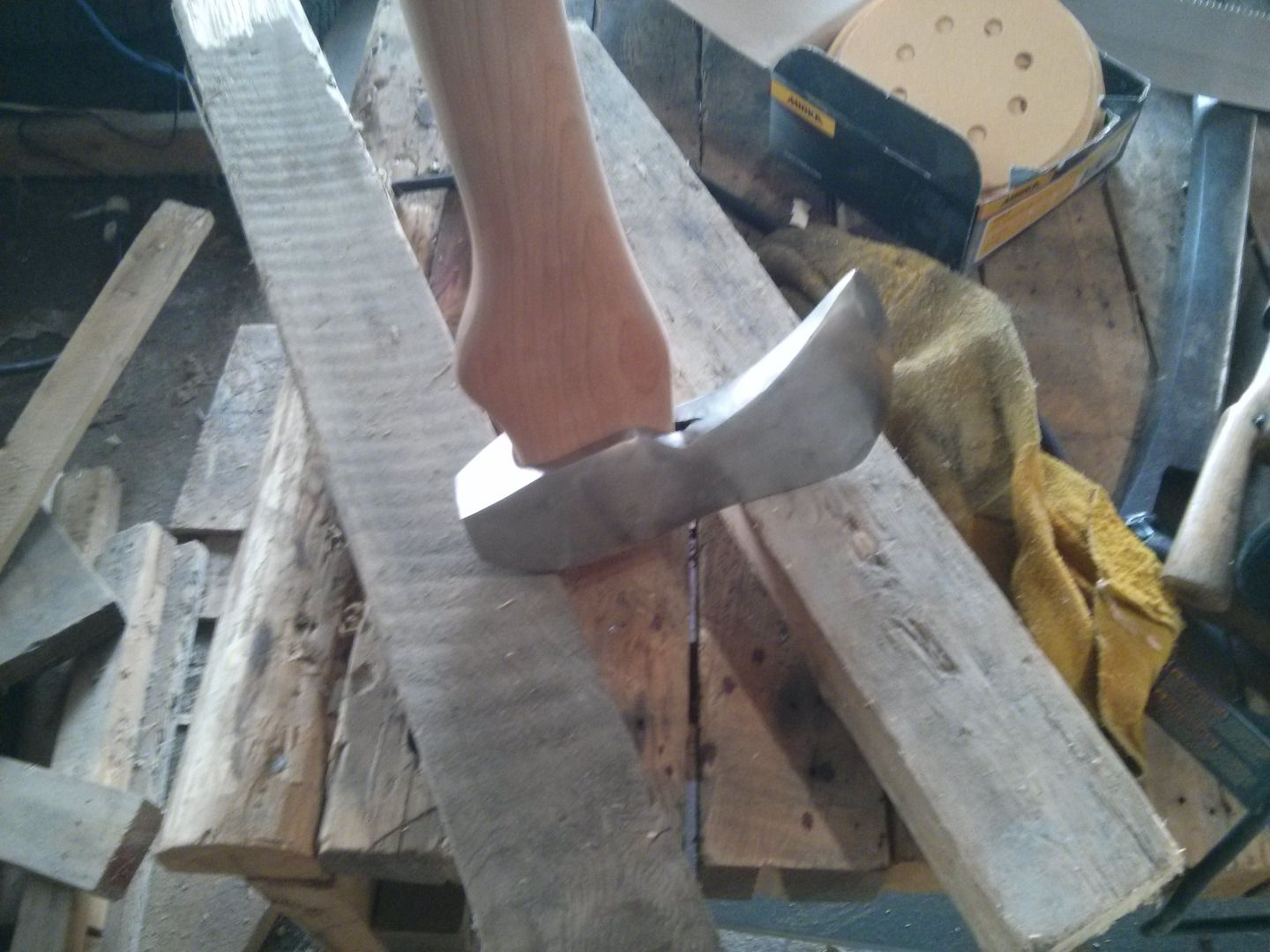 Artisan Axe Created From Discarded Vintage Axe Head : 11 Steps (with ...