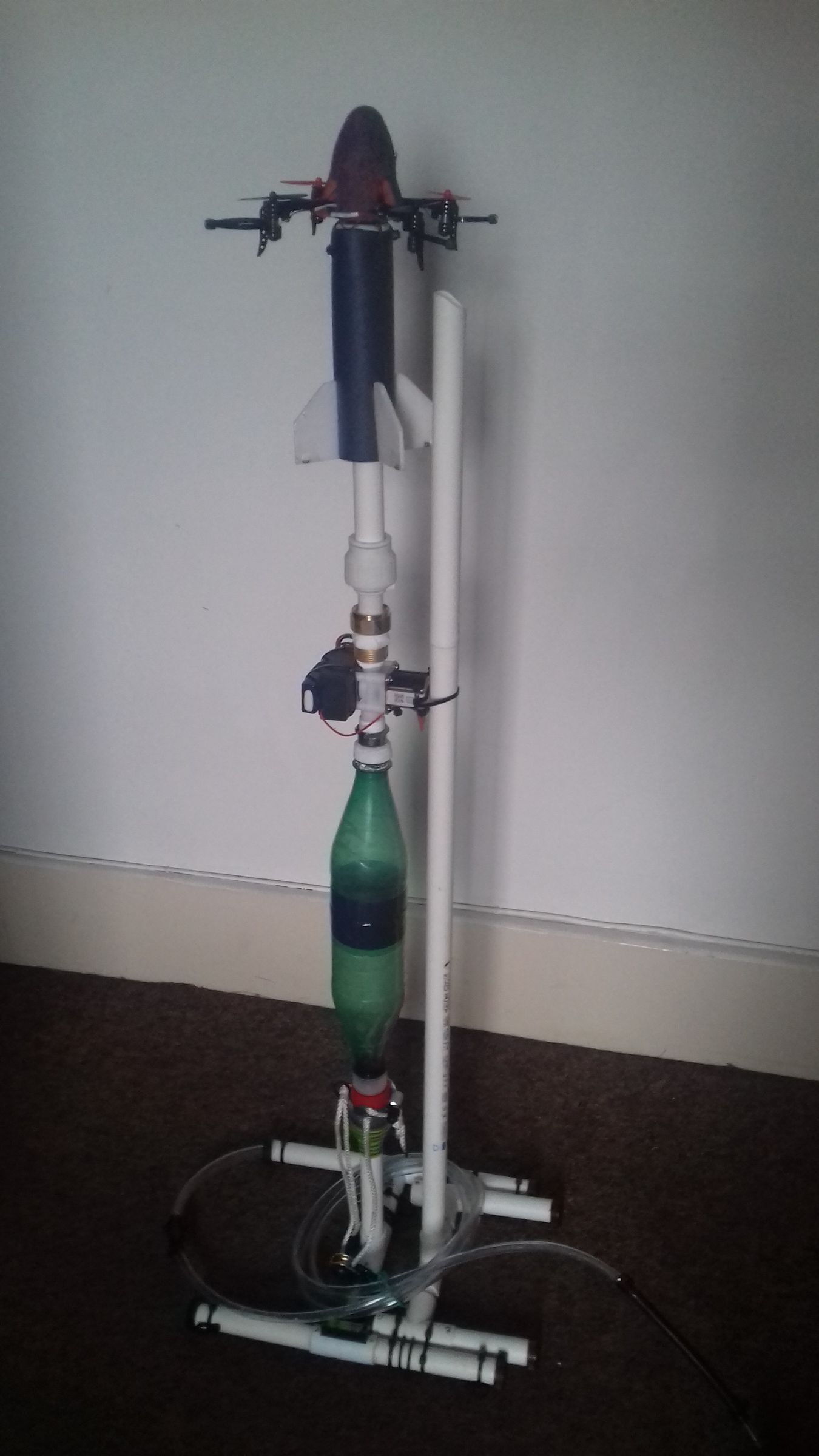 Landing a Remote Controlled Air Compressed Projectile Vertically Aka ...