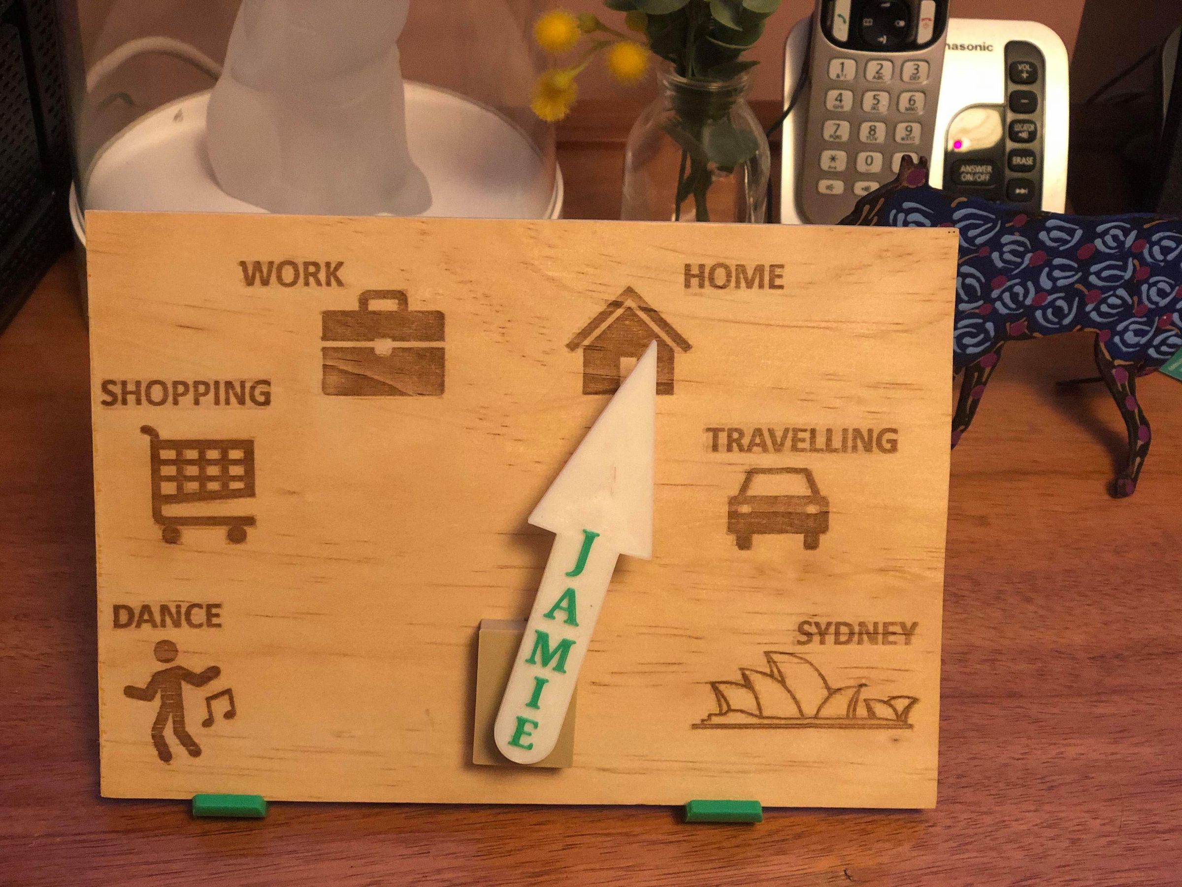 Location Tracking "Weasley Clock" : 9 Steps (with Pictures) - Instructables