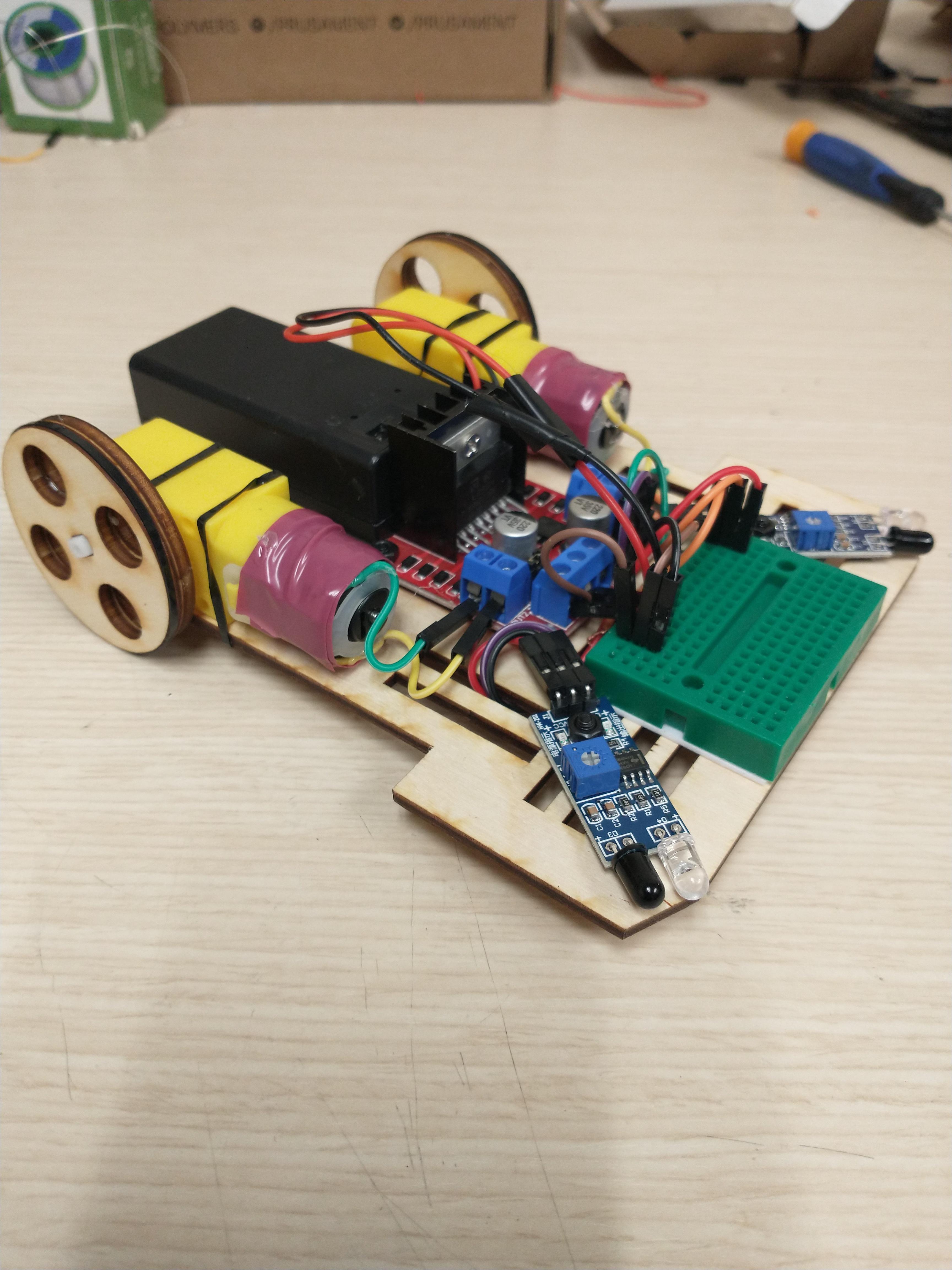 Autonomous Robot Racer: Analog Mode (no Microcontroller Needed) : 8 ...