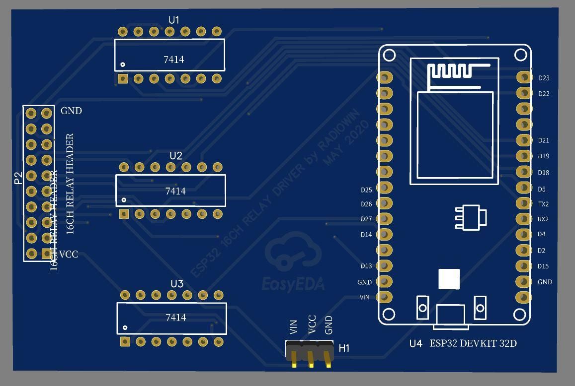 Alexa Voice Control of 16CH Relay Board With ESP32 DEVIKIT 32D & Sinric : 6 Steps - Instructables