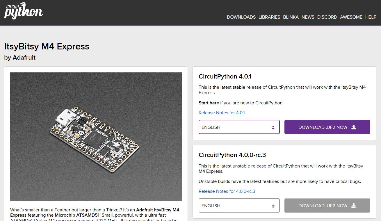 CircuitPython With an Itsybitsy M4 Express 1: Setup : 9 Steps - Instructables